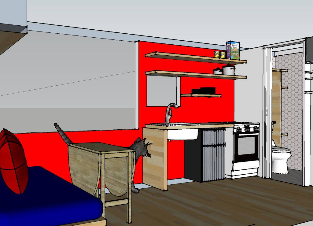 Tiny House Design (SketchUp) by Chase Bailey at Coroflot.com