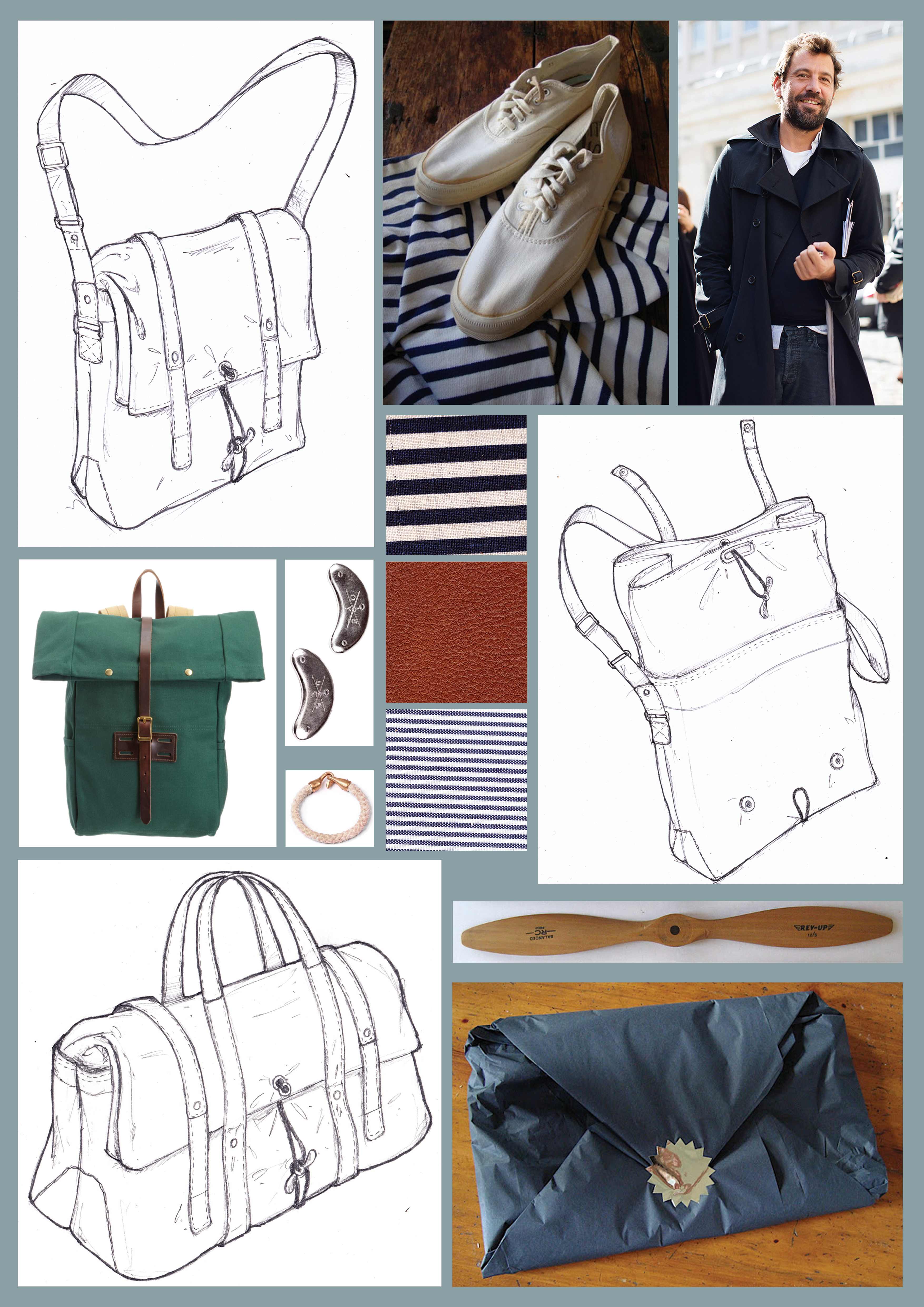 Mood Boards - Men's Bags by Thomas Fenning at Coroflot.com