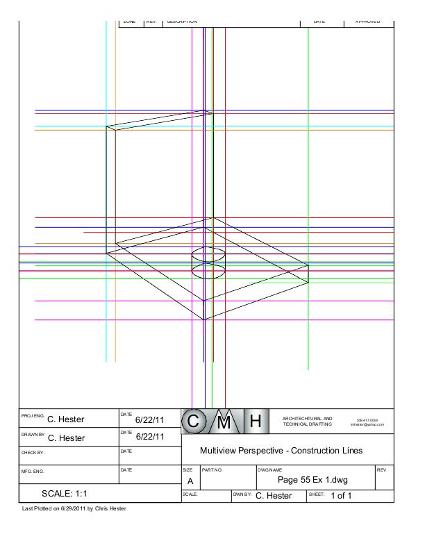 Descriptive Geometry (AutoCAD) by Christopher Hester at Coroflot.com