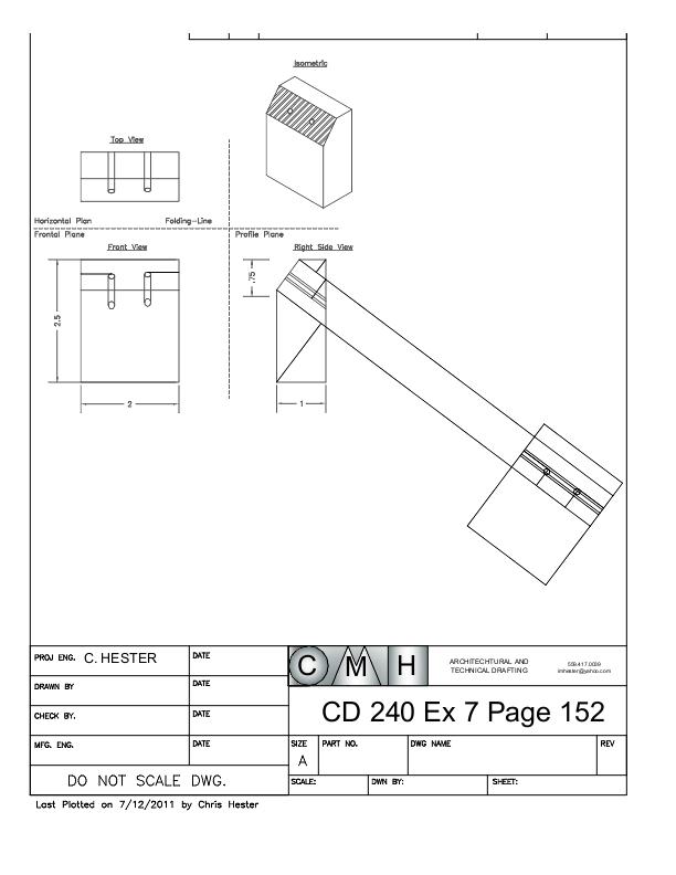 Descriptive Geometry (AutoCAD) by Christopher Hester at Coroflot.com