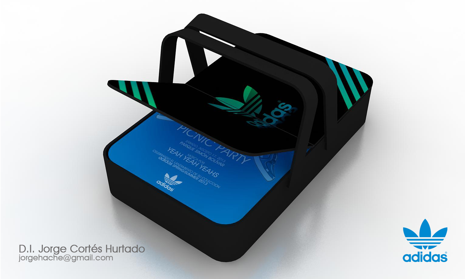 Adidas Picnic Party Invitation by Jorge Cortés at Coroflot.com