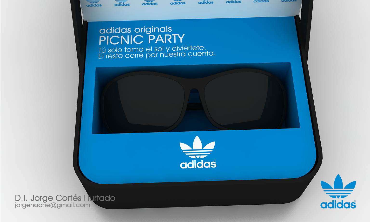 Adidas Picnic Party Invitation by Jorge Cortés at Coroflot.com