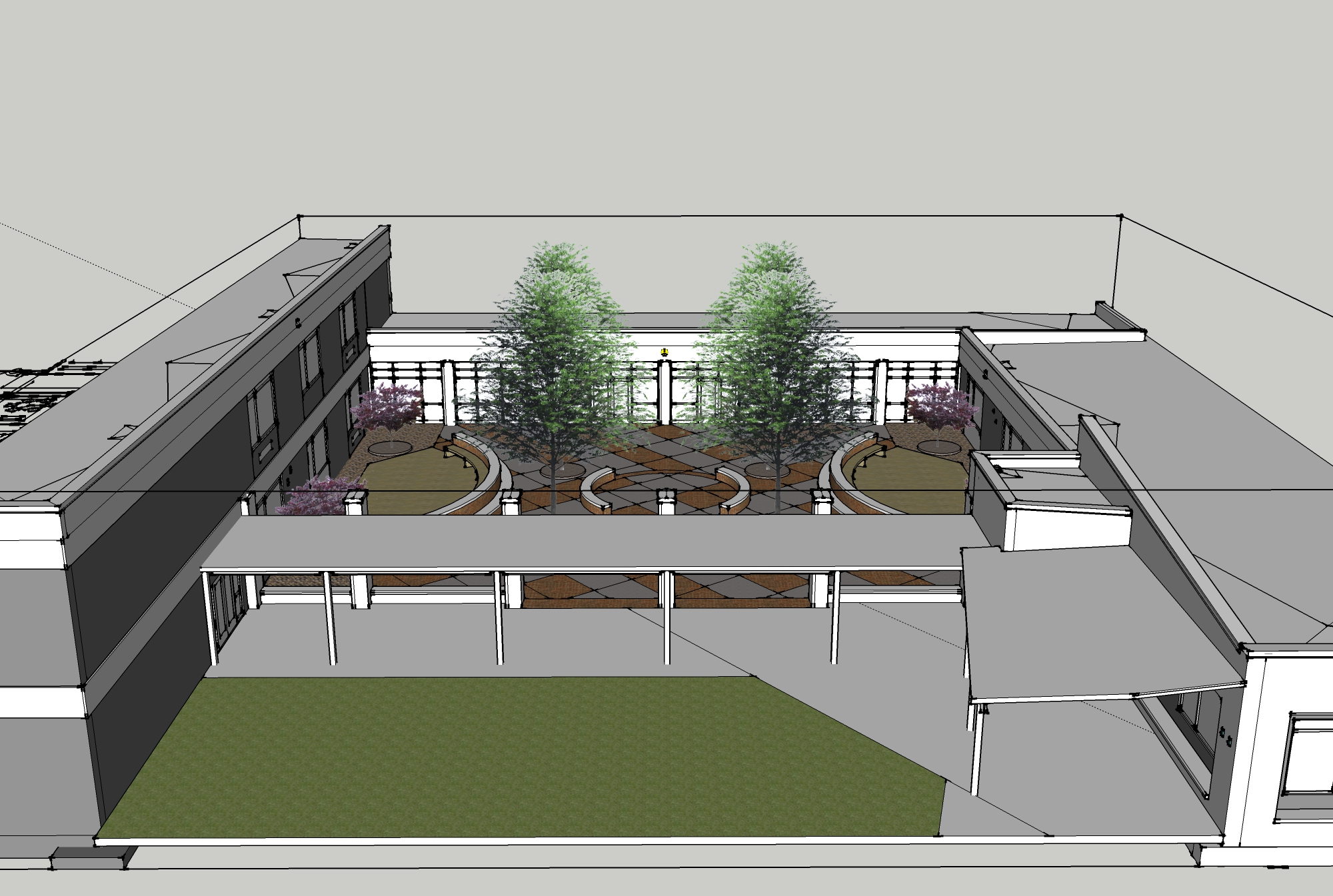 Architectural Courtyard Studys by Andrew Smolak at Coroflot.com