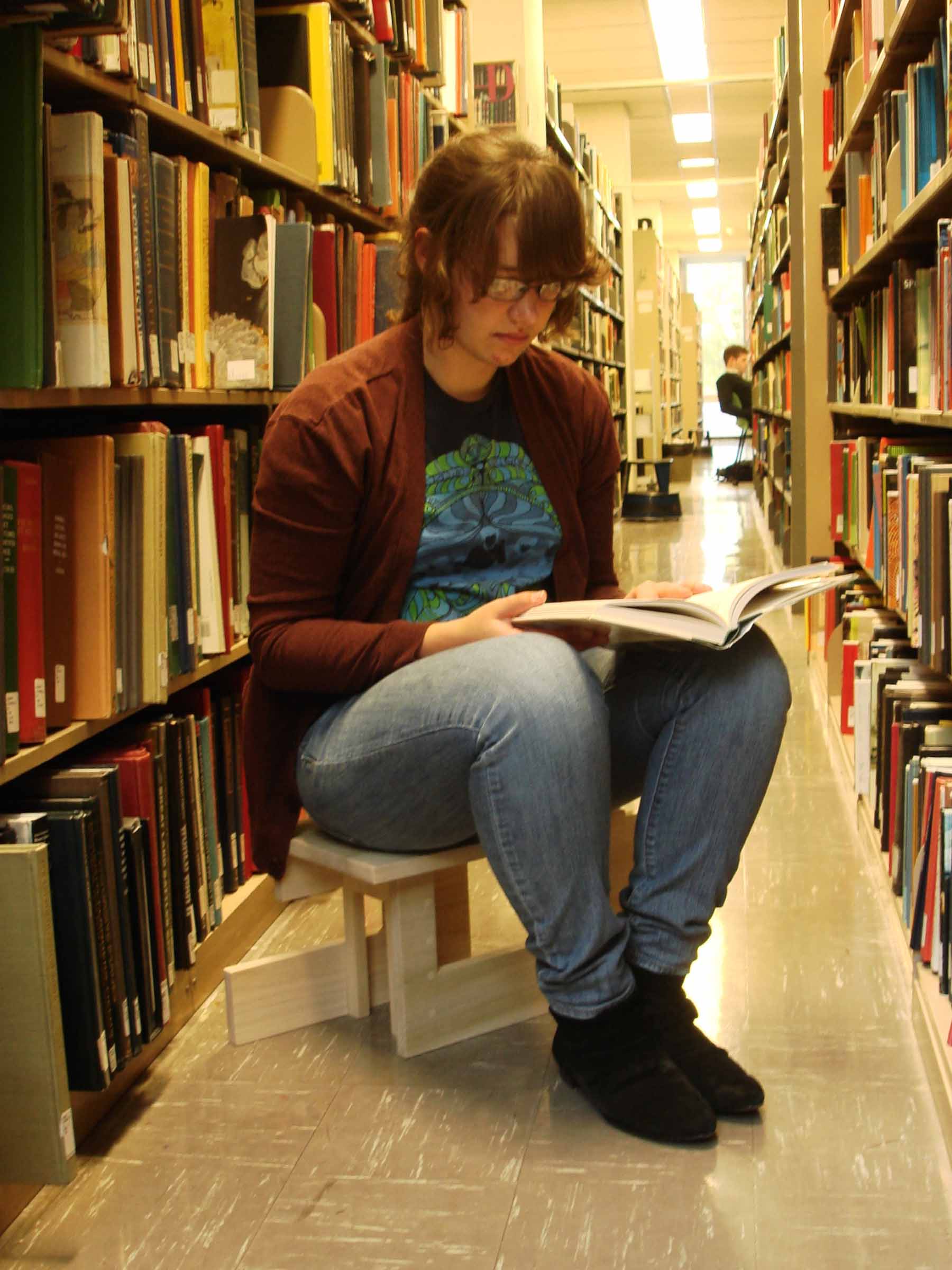 Reading Stool by Shirley Wang at Coroflot.com