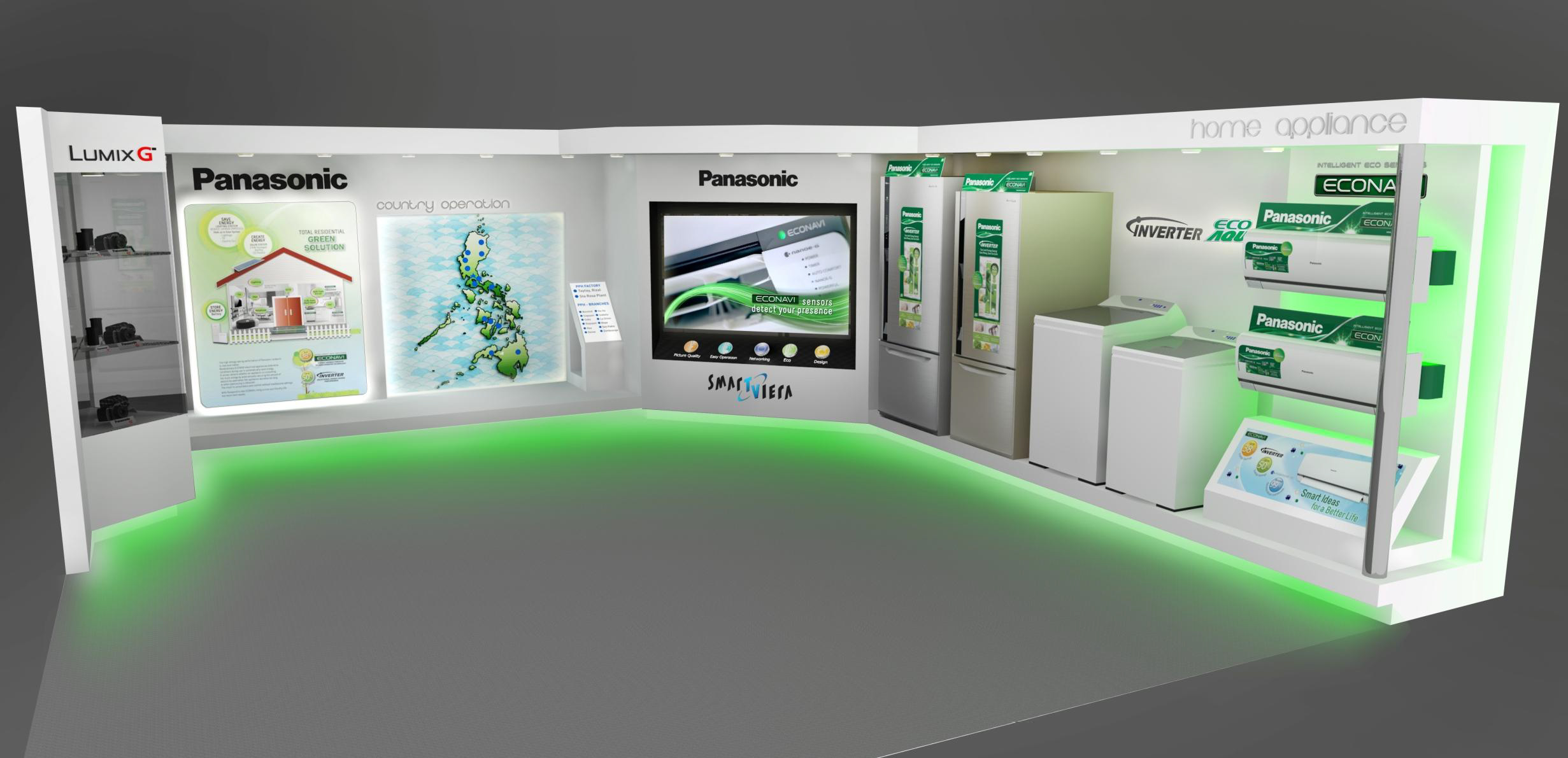 Panasonic Eco Corner Showroom by Deane Nieva- Bautista at Coroflot.com