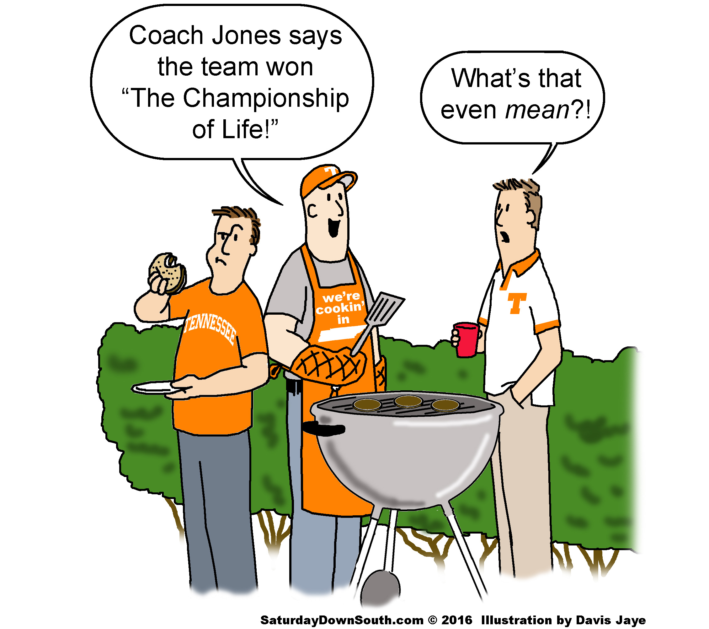 SEC Football Cartoons by Davis Jaye at Coroflot.com
