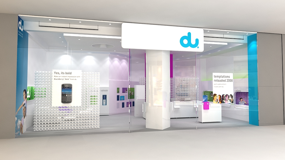 Du Retail Stores, UAE by Lee Wylde at Coroflot.com