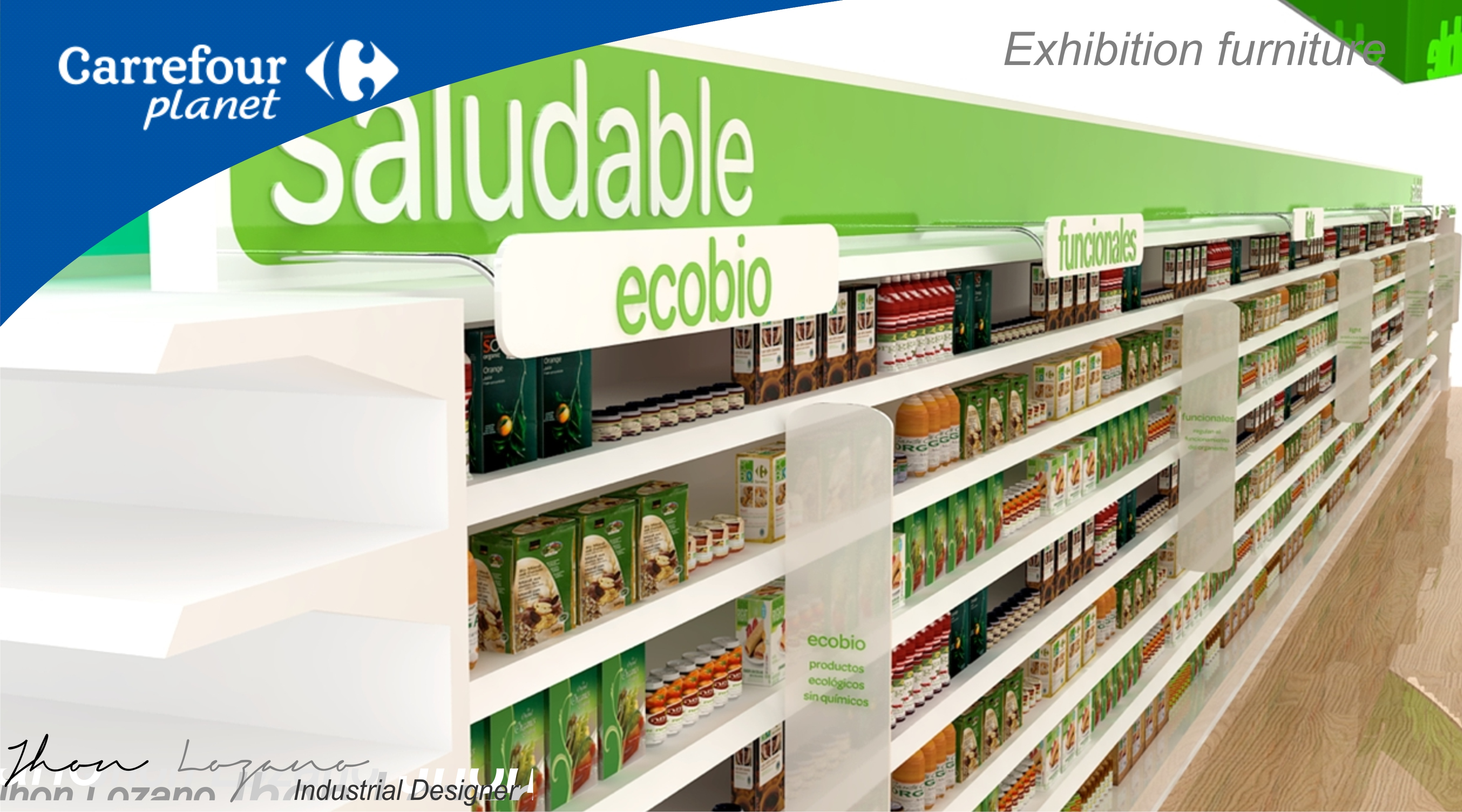 3D modeling carrefour project by john lozano at Coroflot.com