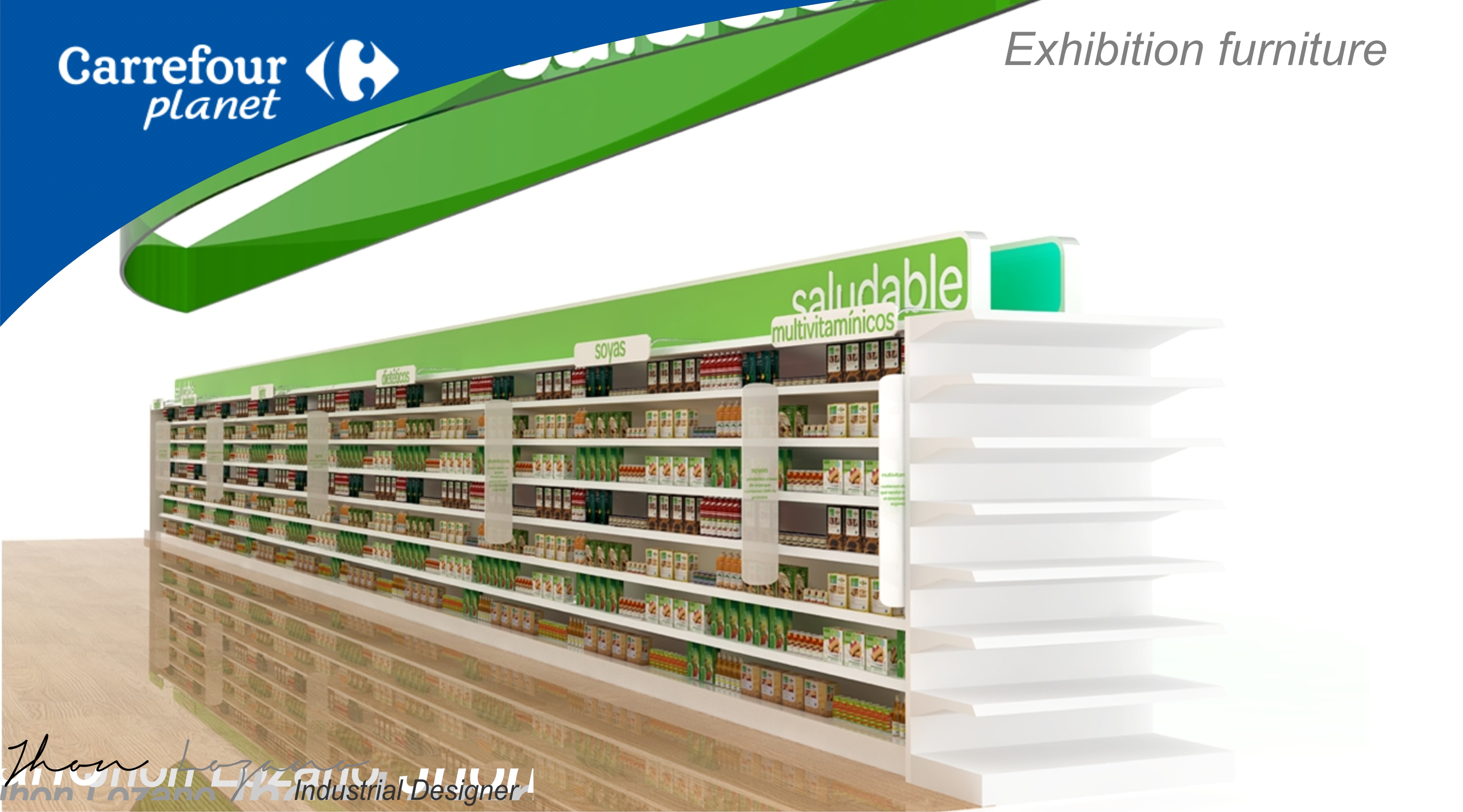 3D modeling carrefour project by john lozano at Coroflot.com