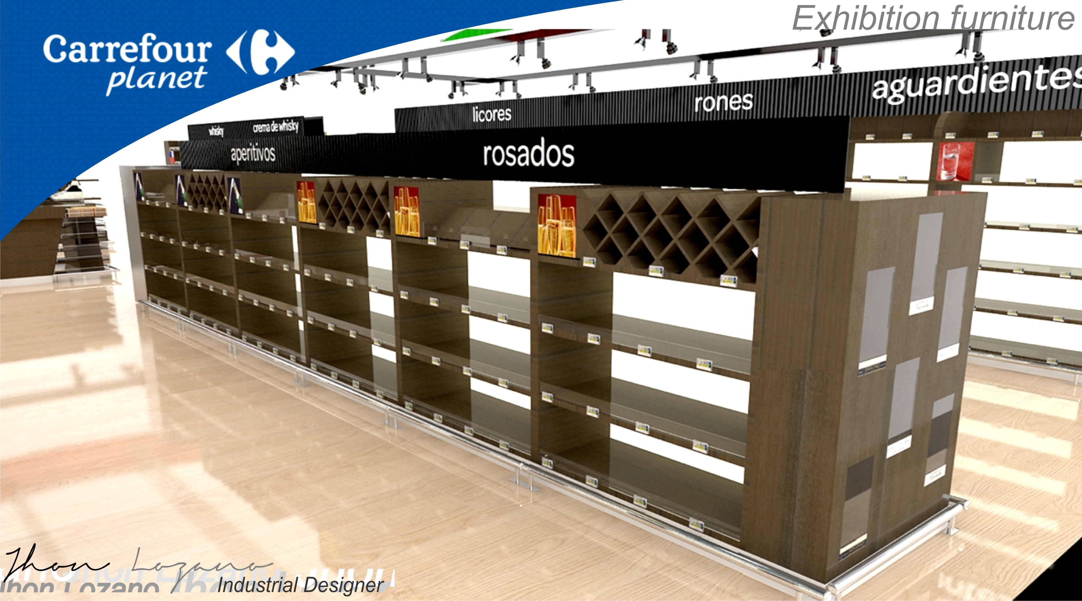 3D modeling carrefour project by john lozano at Coroflot.com