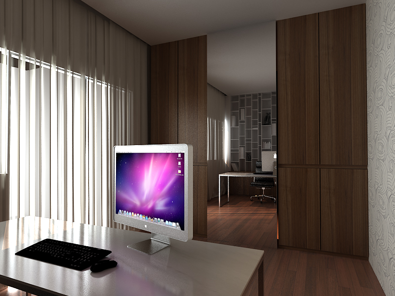 3D Study Room by Muhammad Hafiz at Coroflot.com