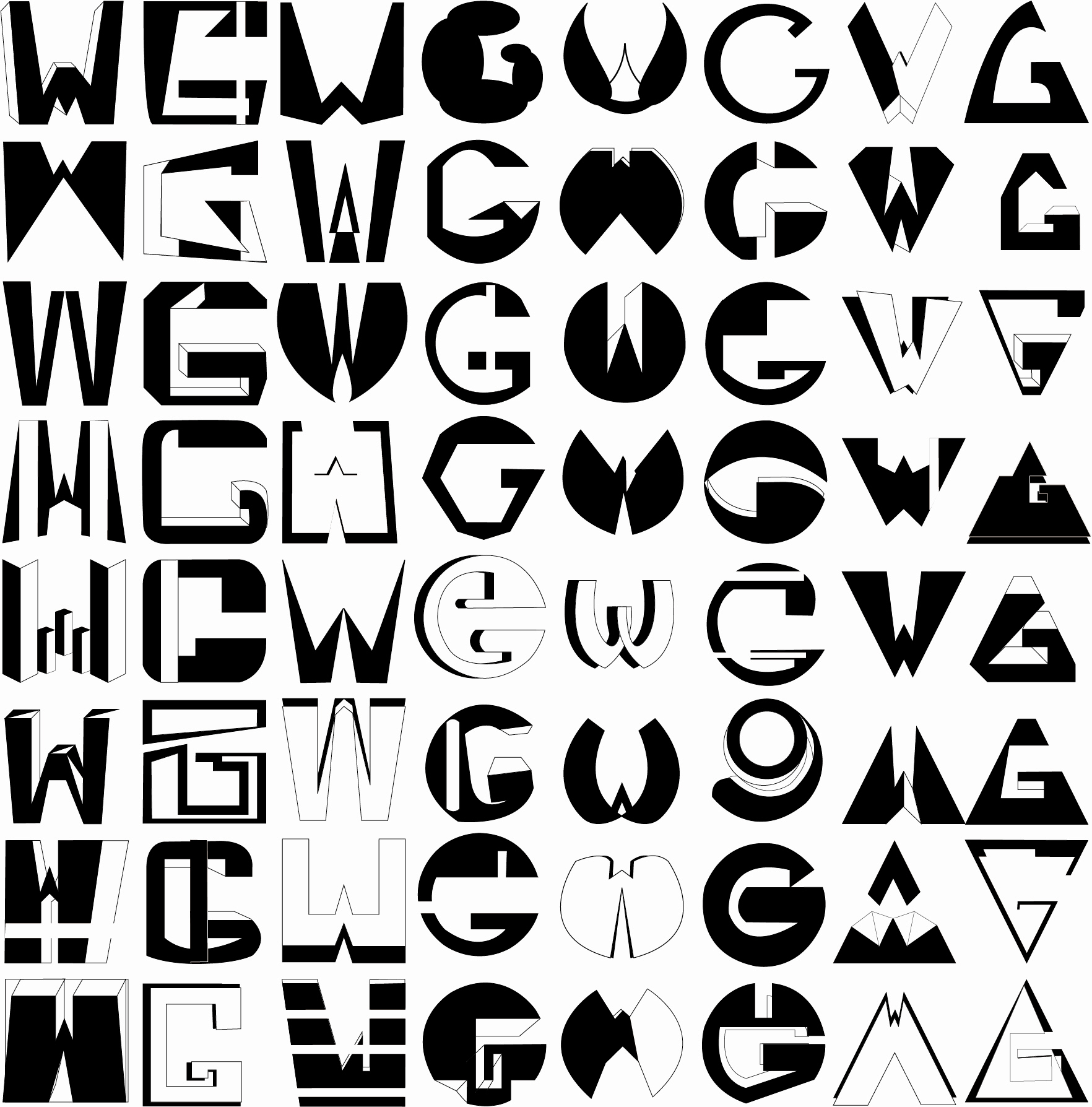 lettering by Maria Witschi at Coroflot.com