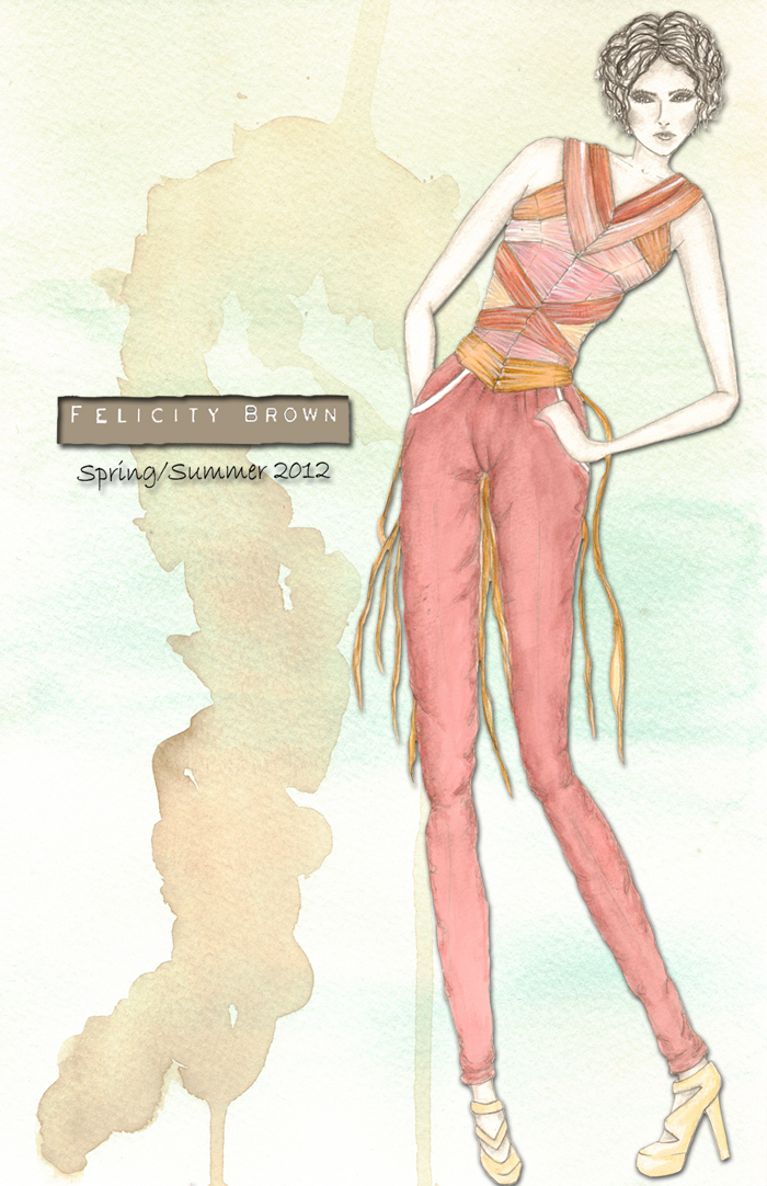 Felicity Brown Fashion Illustration Advertisements by Noelle Lai at ...
