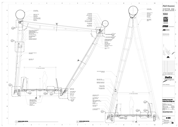 Helix Pedestrian Bridge by Sydney Thiel at Coroflot.com
