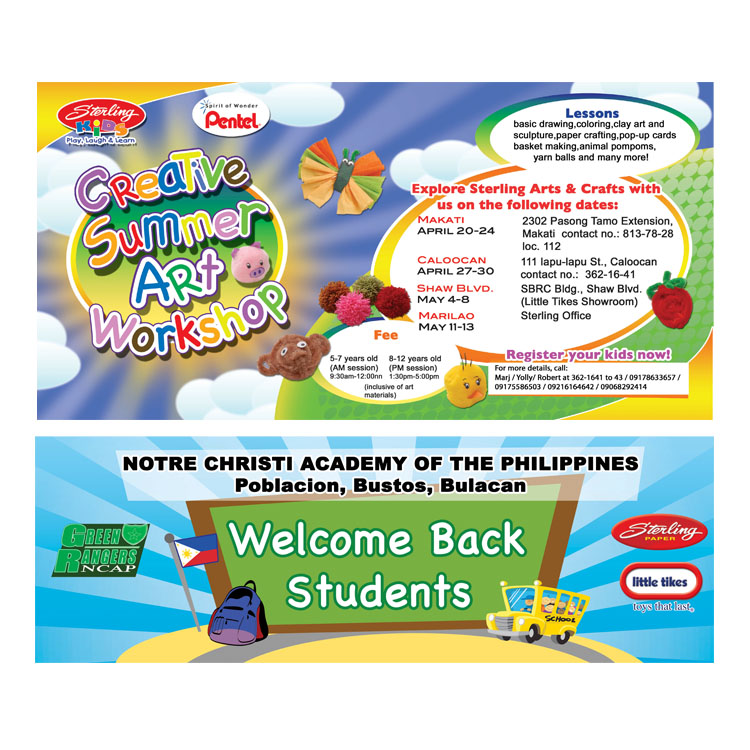 Pull -Up Banner / Tarpaulin Designs by Christian Dominic Nieves at ...