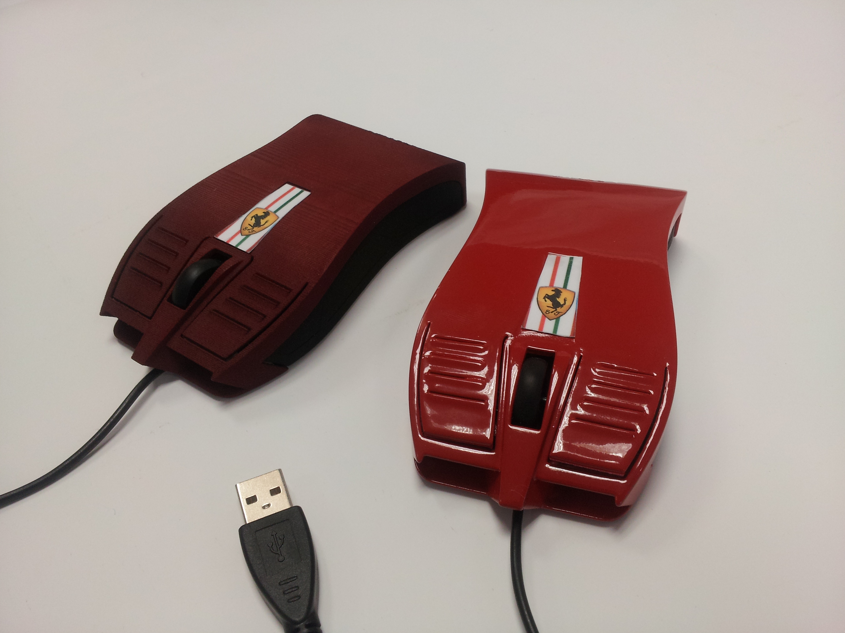 3D Printed and designed computer mouse by Samuel Marston at Coroflot.com