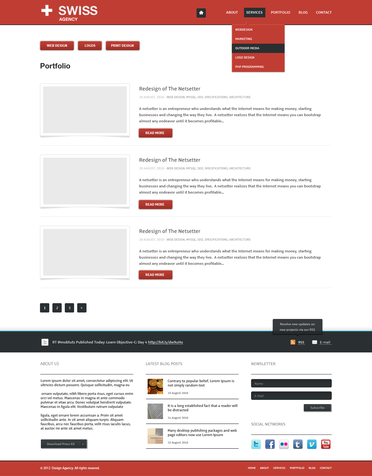 Pdf Website Template