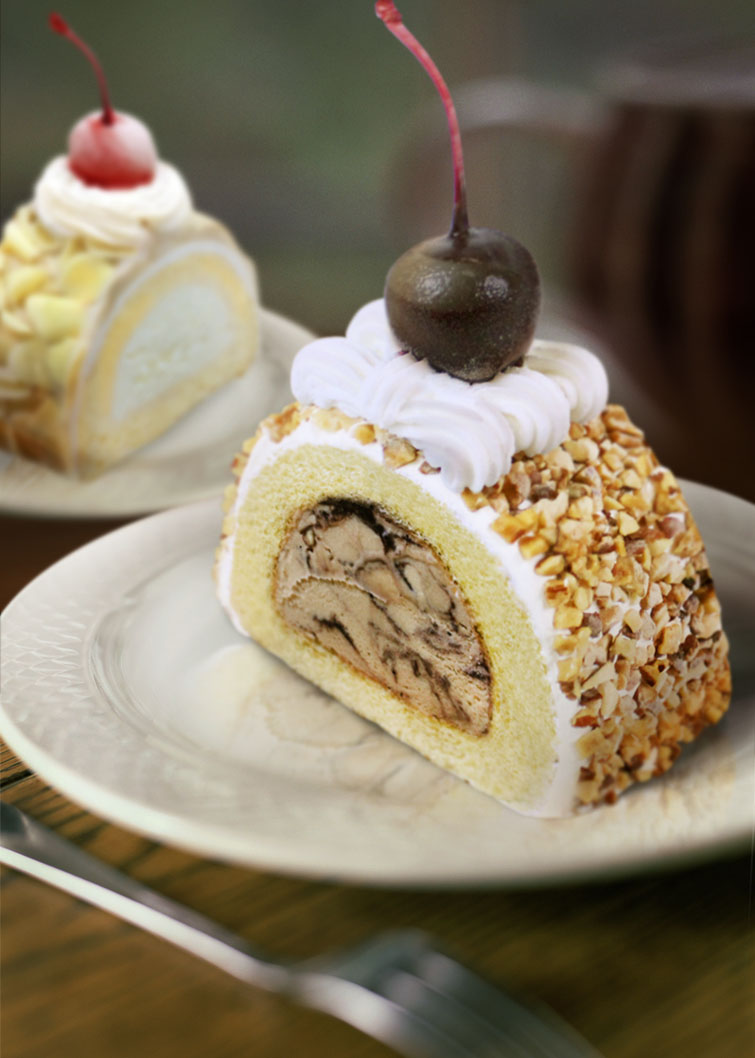 Ads Log Cake Ice Cream by Peerawat Pra at Coroflot.com