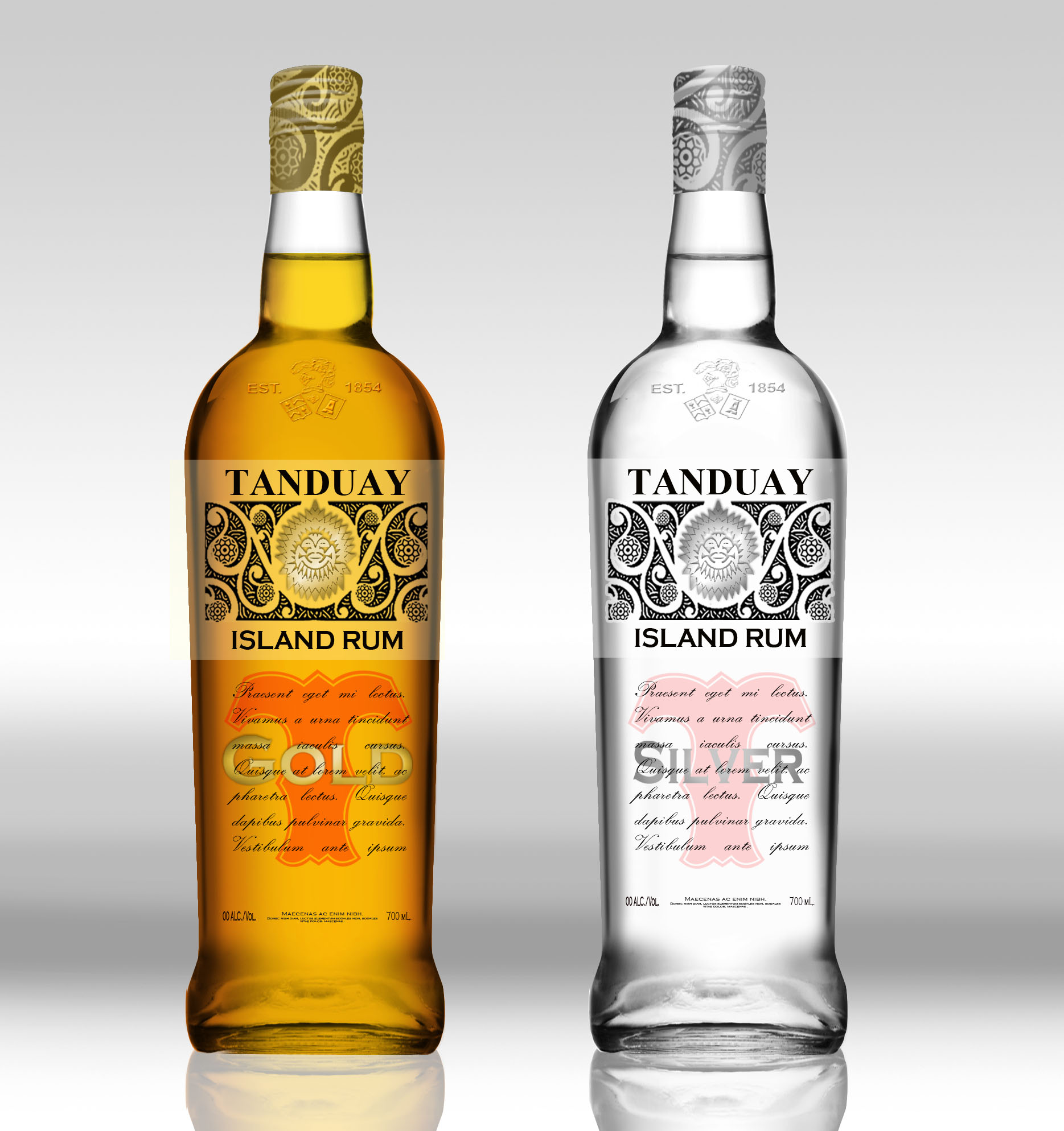 Label designs by harold fadriquela at Coroflot.com