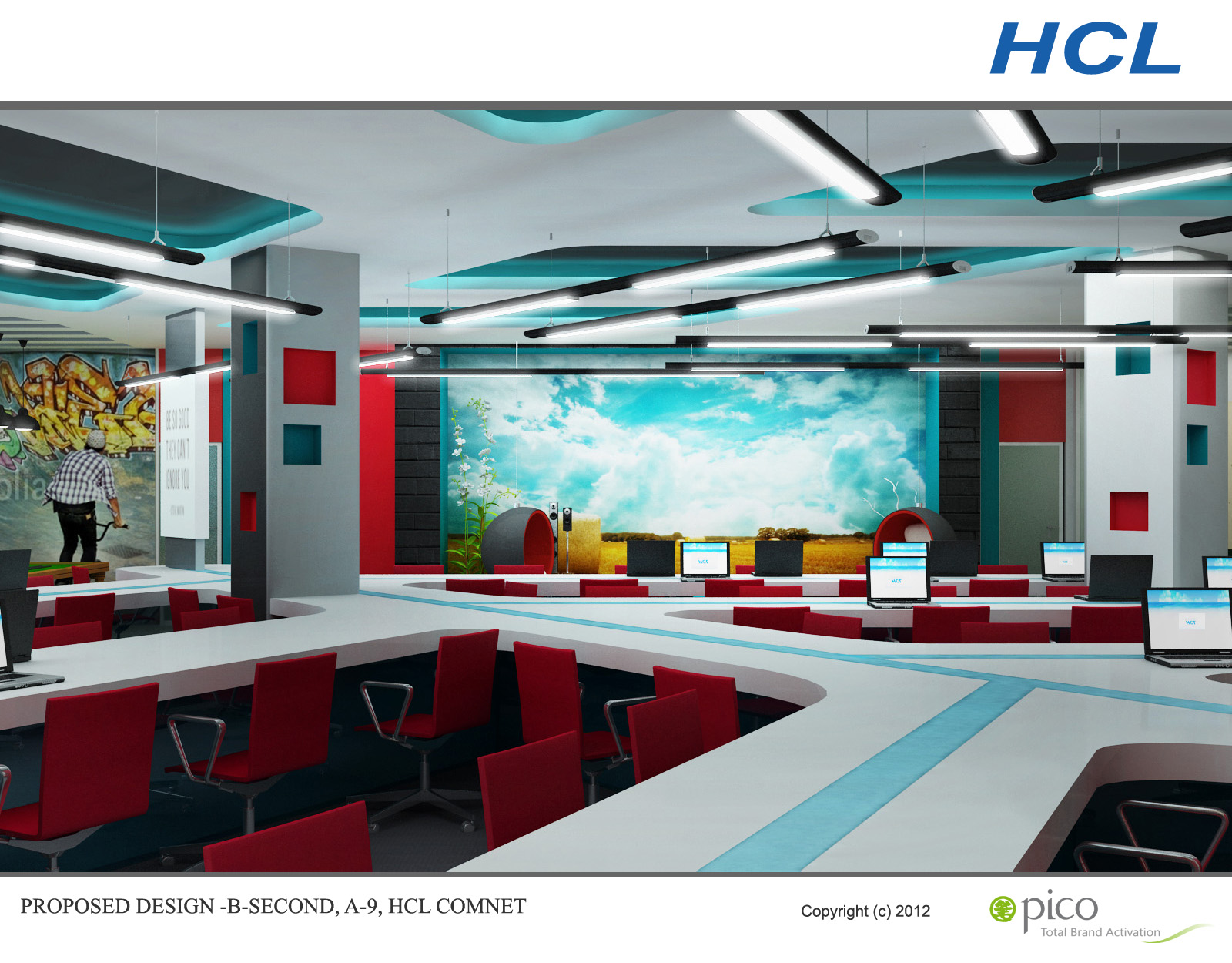 HCL Office Interior by Ila Saini at Coroflot.com