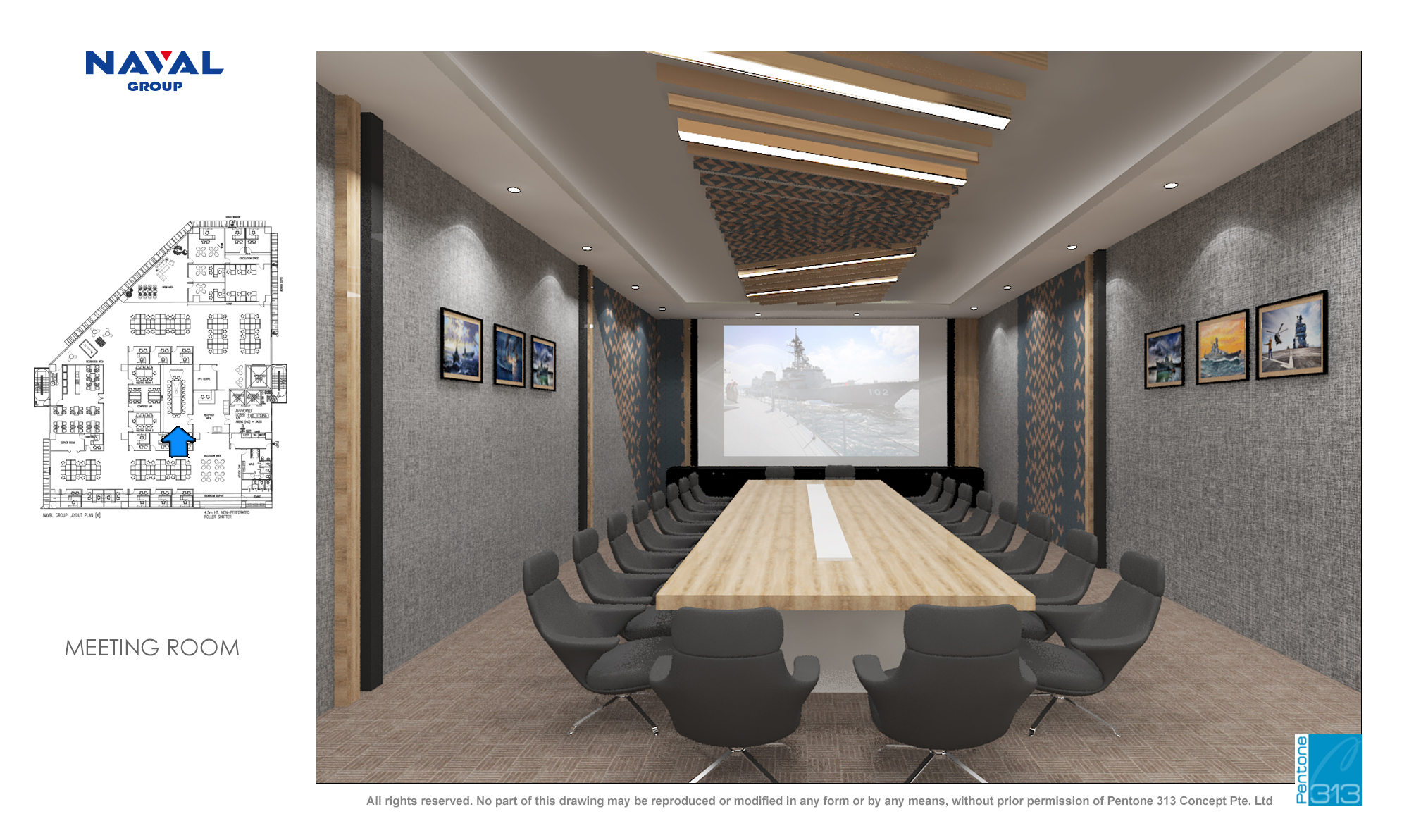 Office space for Naval group by Ila Saini at Coroflot.com