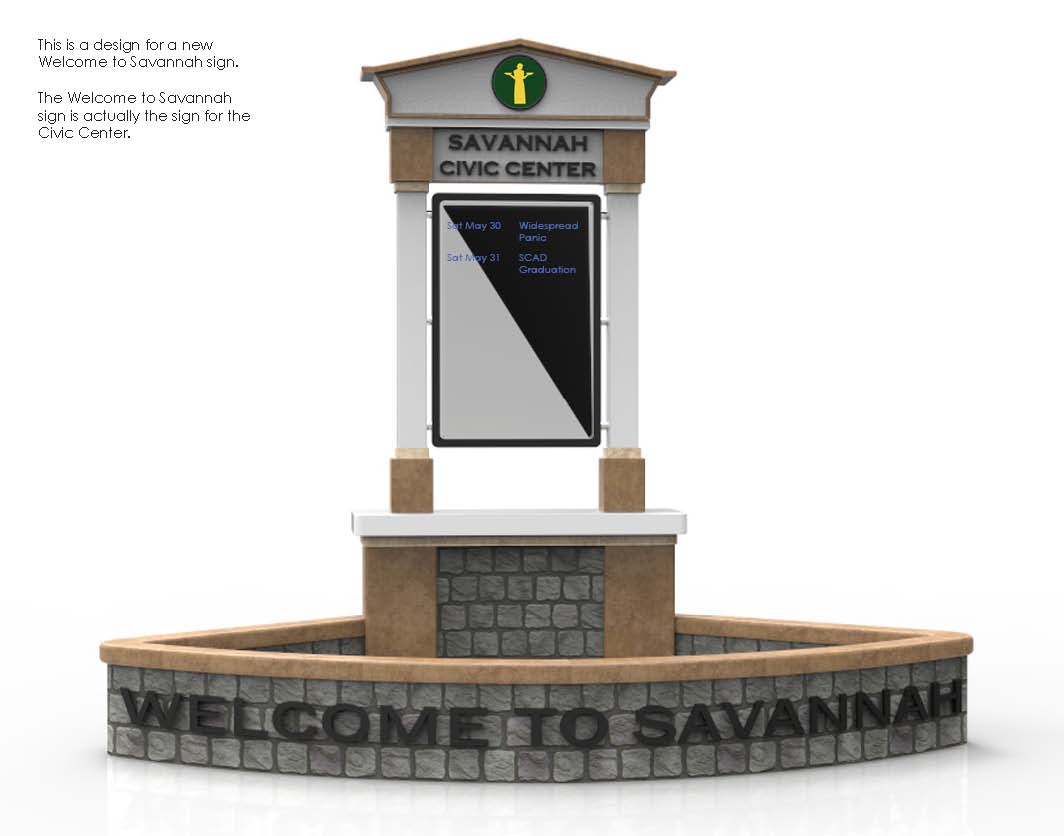 Welcome to Savannah Sign Redesign by Brad Baker at Coroflot.com