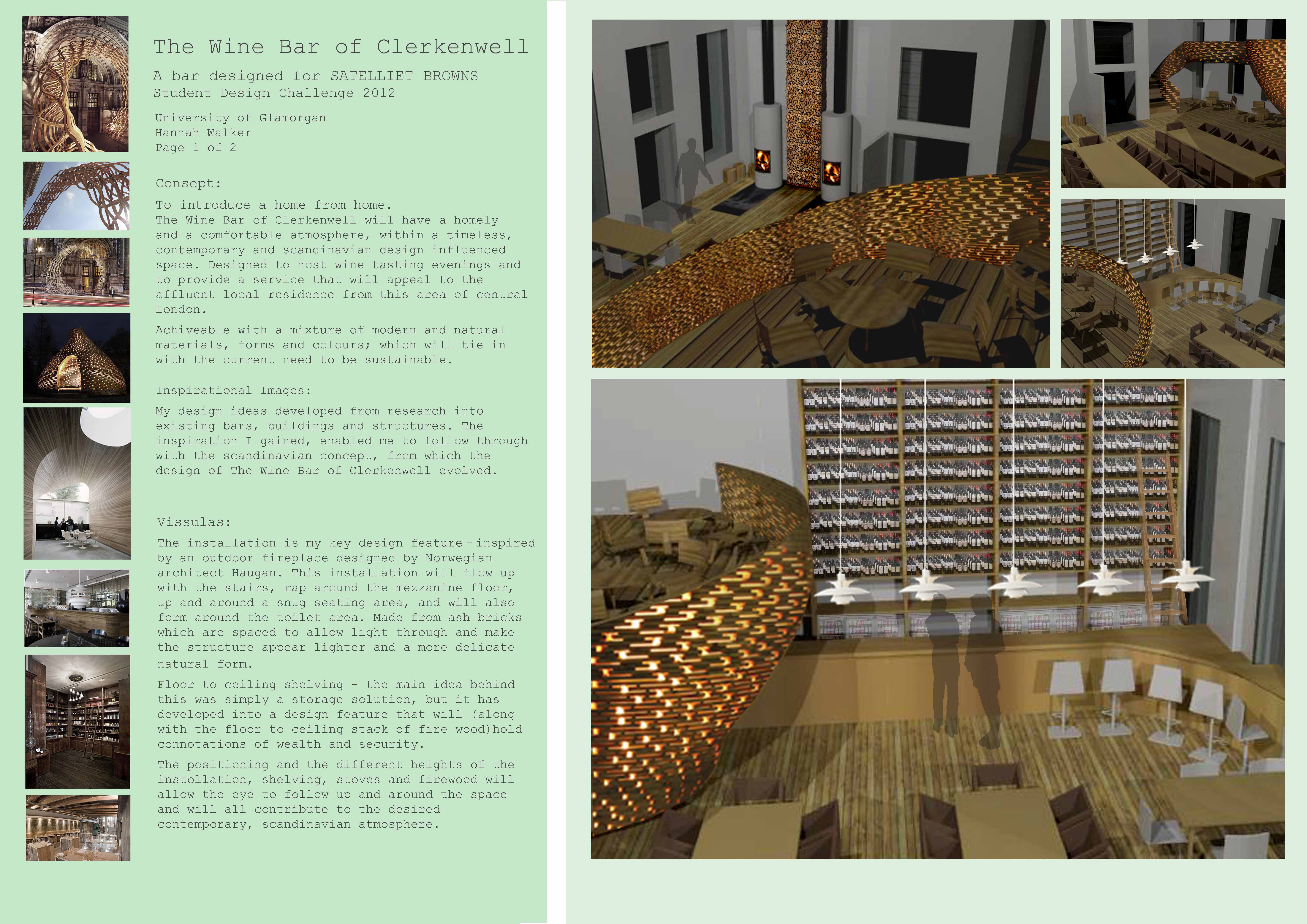 Bar Design Project by Hannah Walker at Coroflot.com