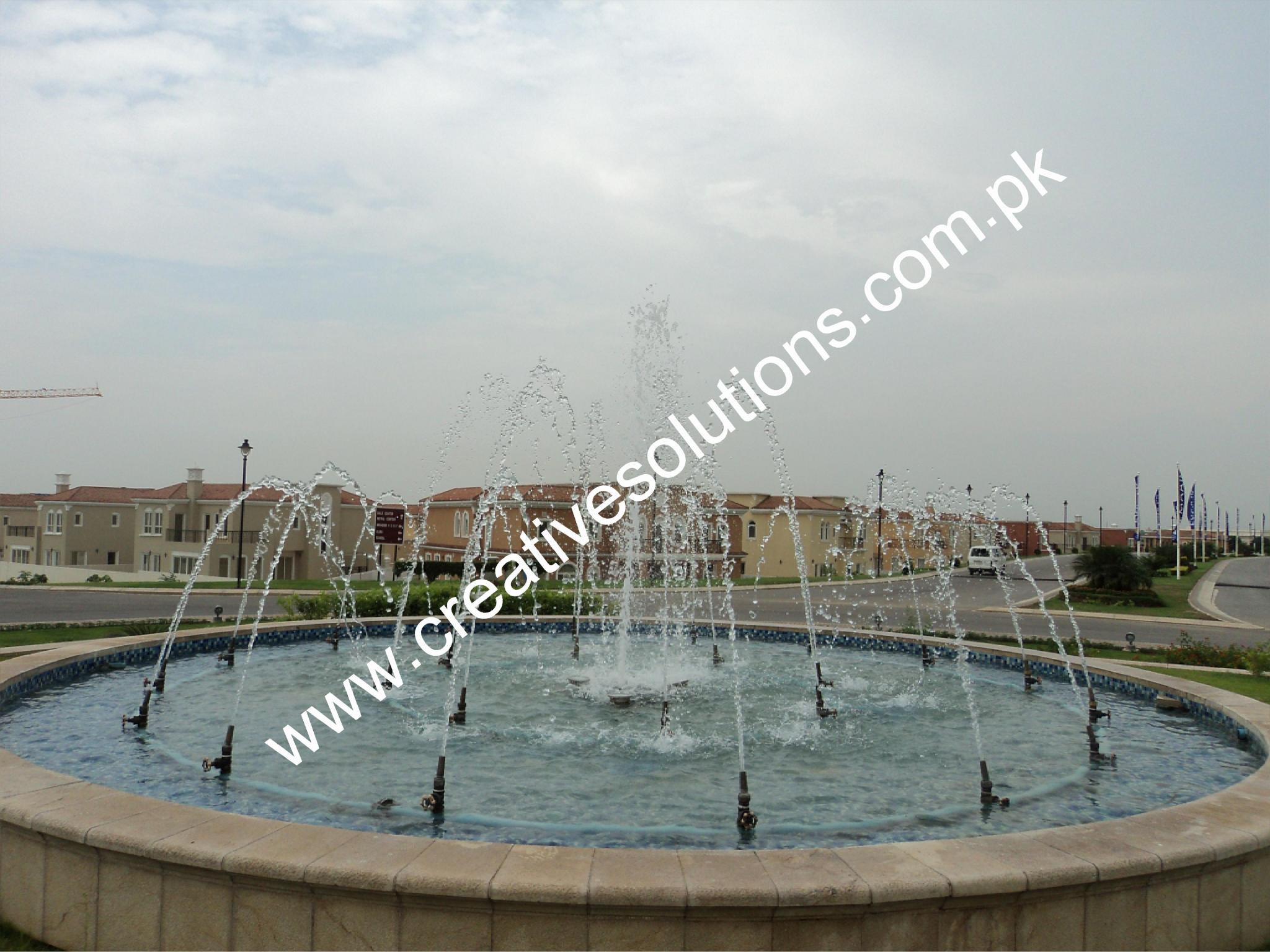 Commercial Water Feature by Creative Garden Solutions Pakistan at ...