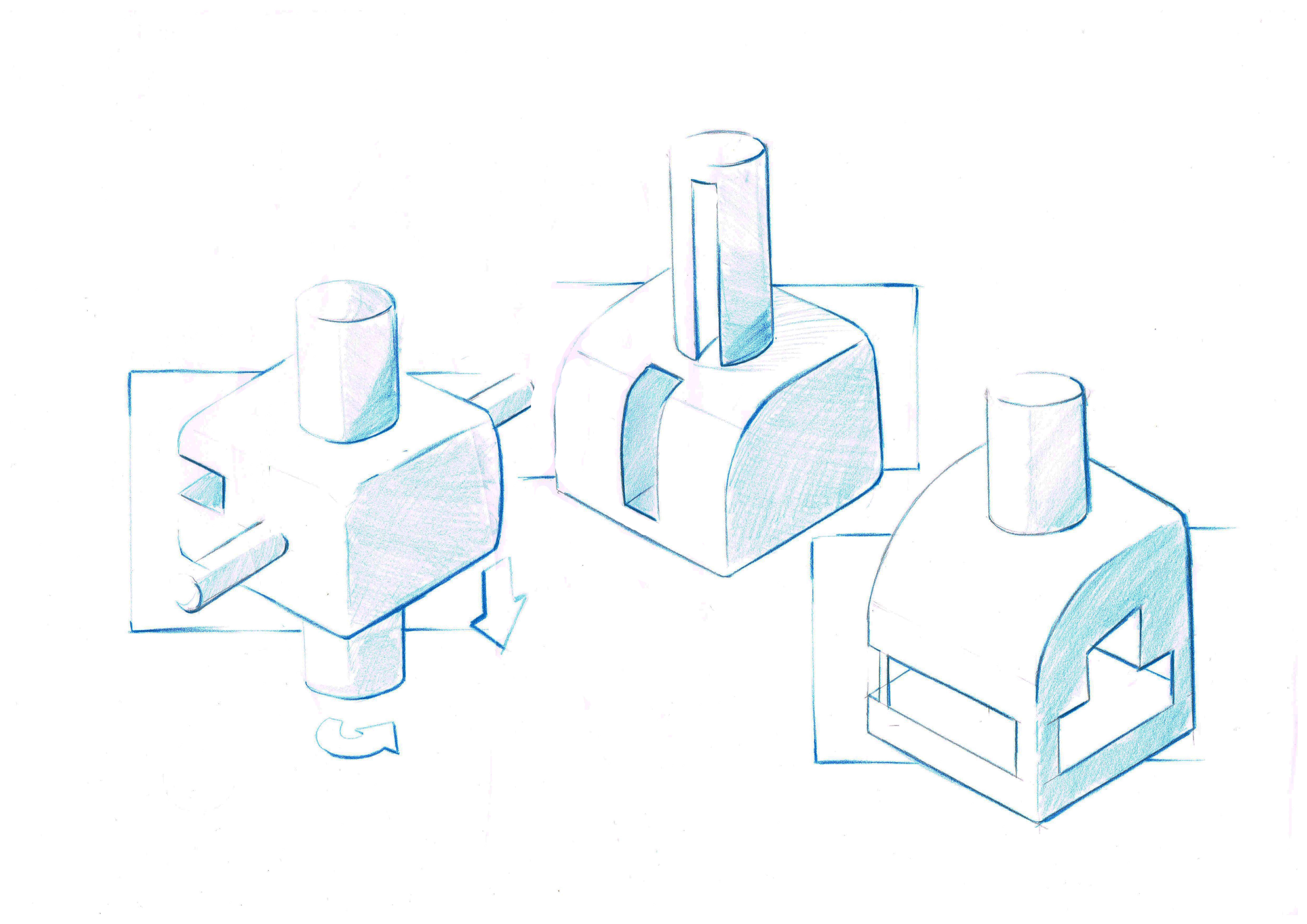 Form study sketches by Amir Iqbal at Coroflot.com