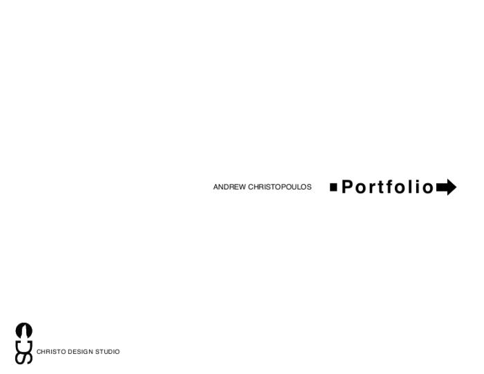 An upload by Andrew Christopoulos on Coroflot: to the project Design Work