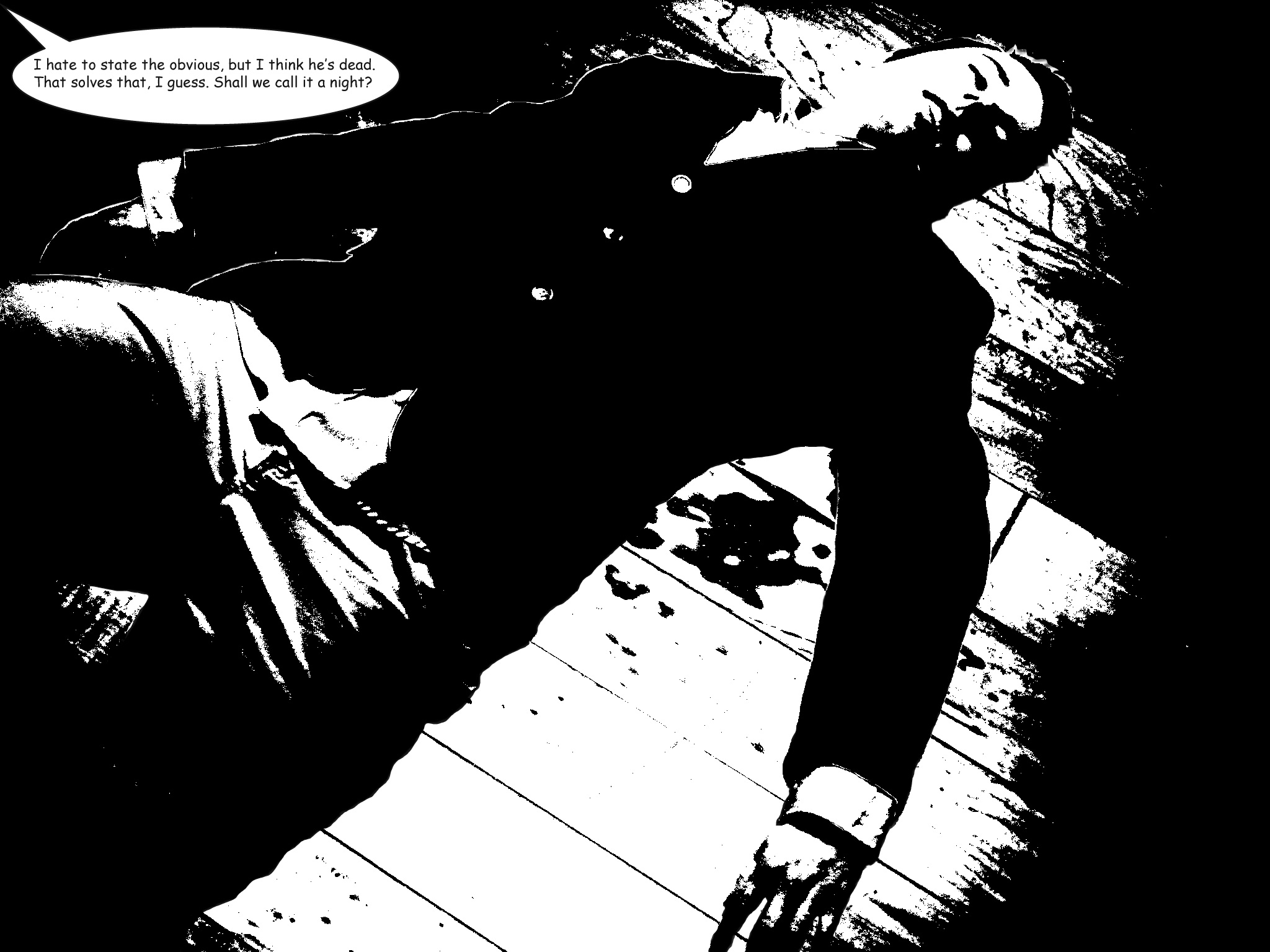 Detective Noir Comic by John Rosebush at Coroflot.com