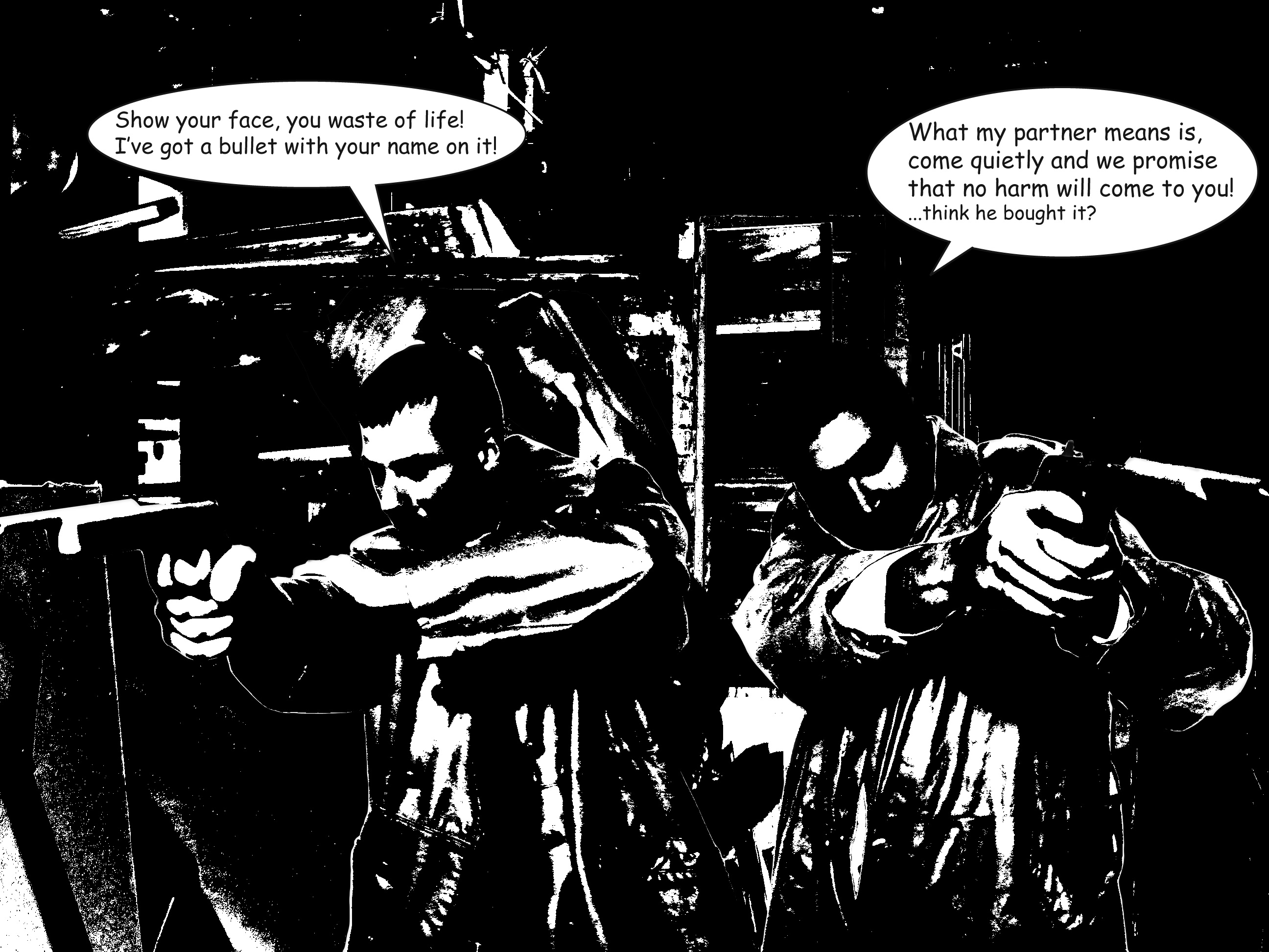 Detective Noir Comic by John Rosebush at Coroflot.com