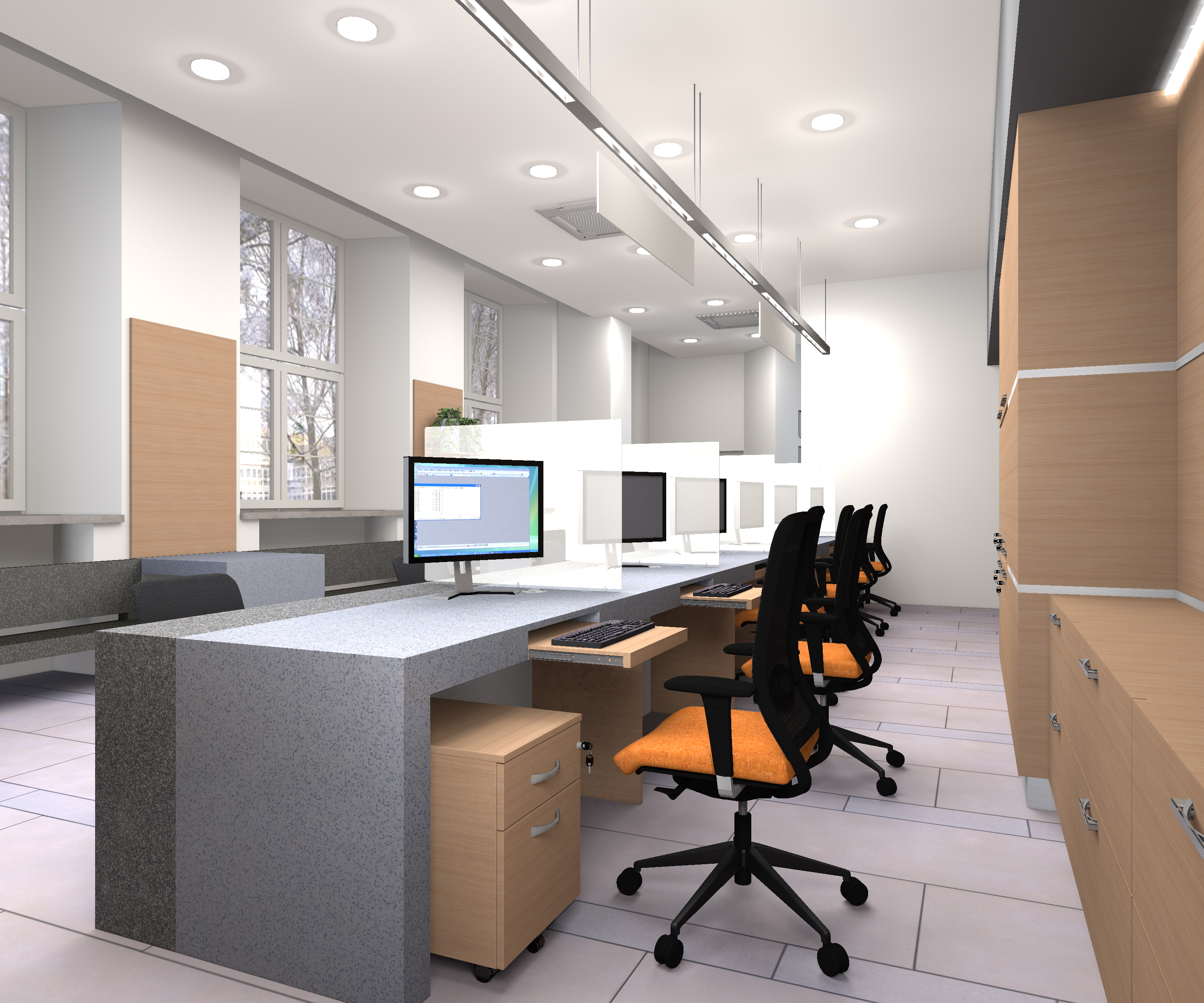 Customer service space in Warsaw by Anna Rydlewska at Coroflot.com