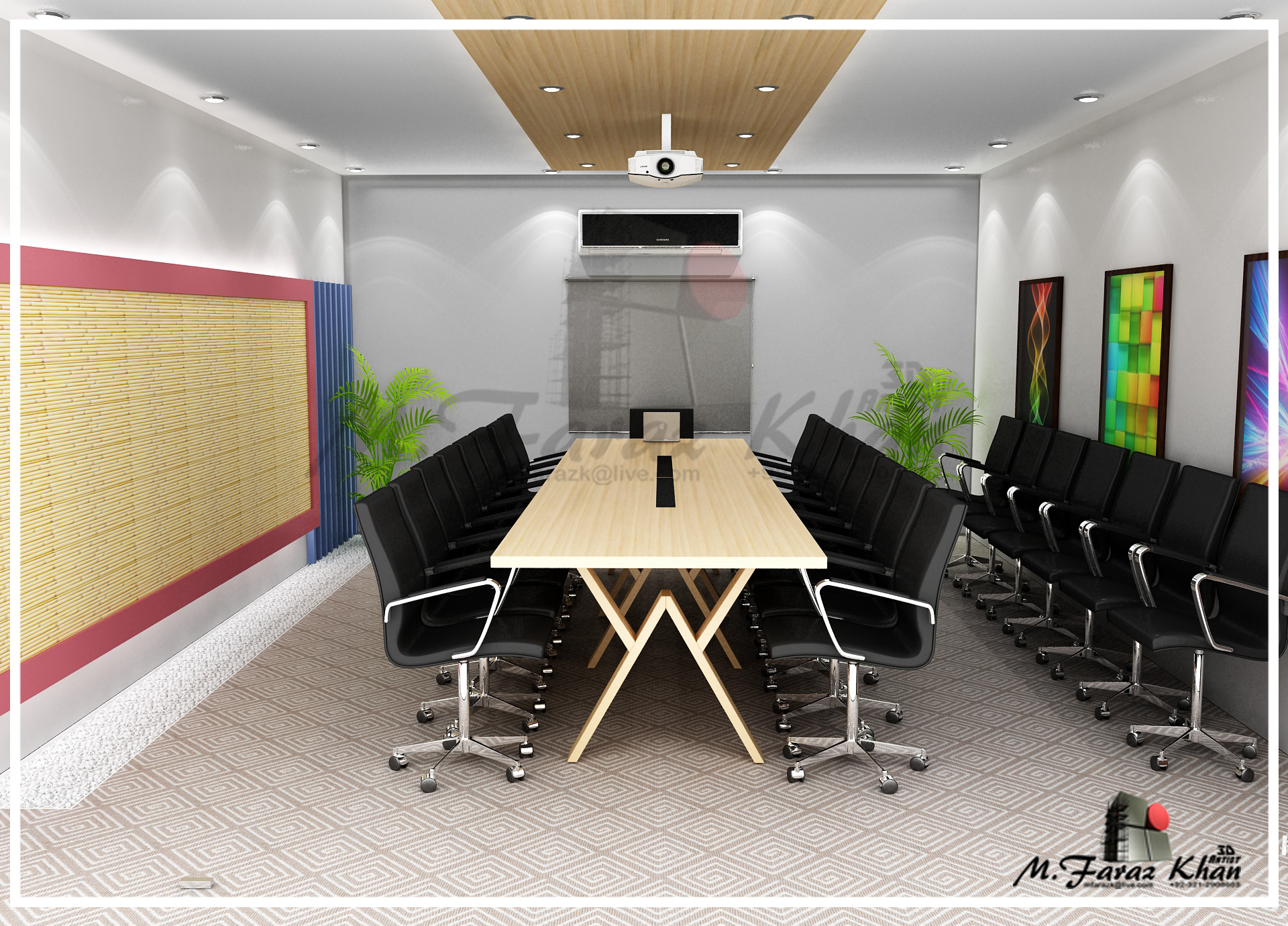 Metting Room Design by Muhammad Faraz Khan at Coroflot.com