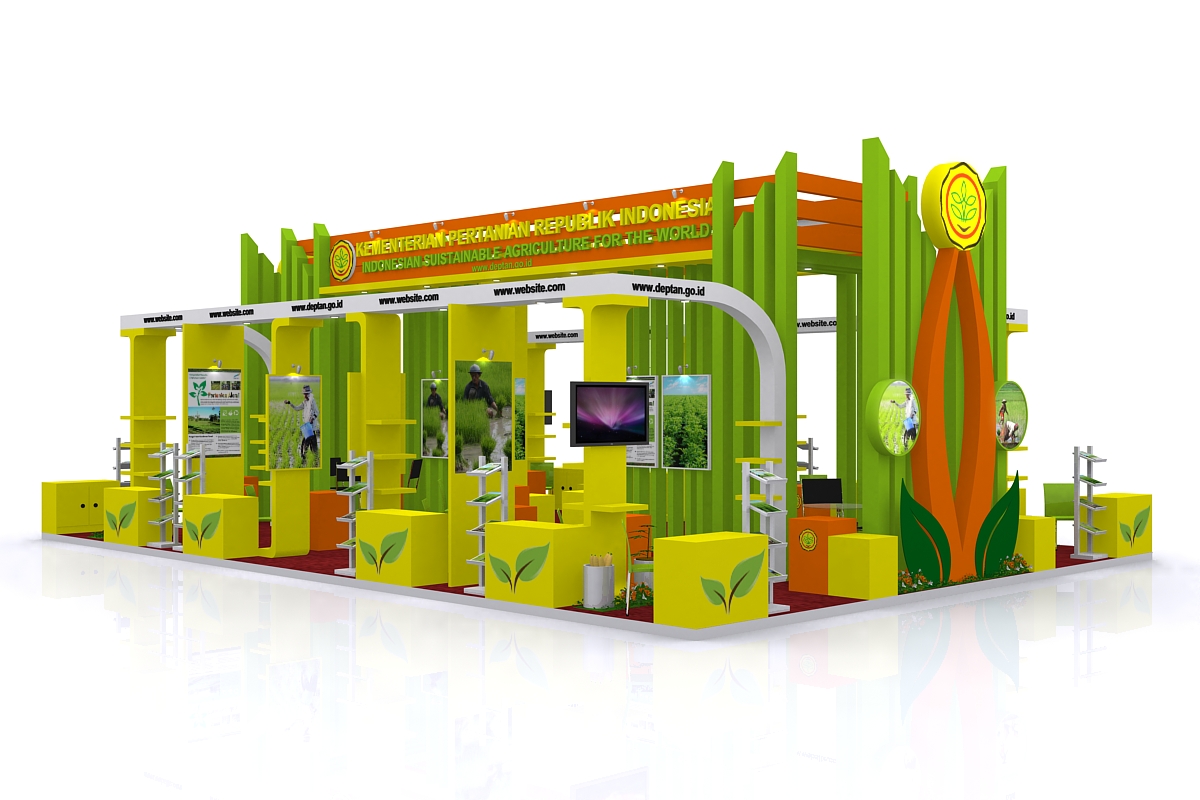 Indonesian agriculture ministry booth (agrinex 2013) by Idwan Kurnia at ...