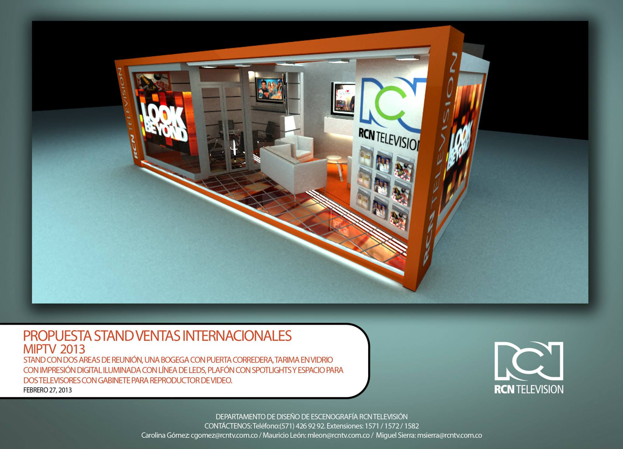 Propuesta de Stand empresarial RCNTV by MAURICIO LEÓN RINCÓN at ...