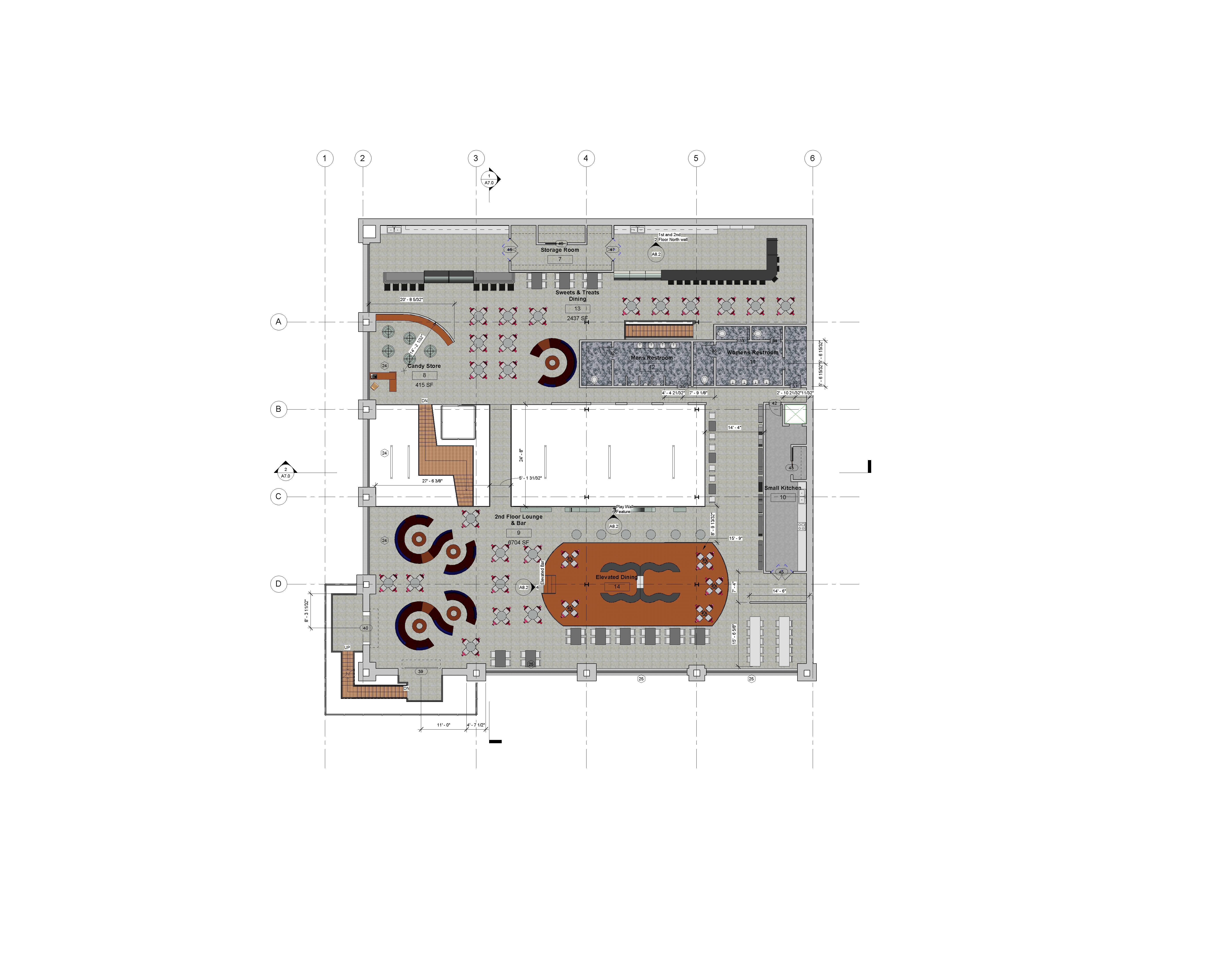 Candy Factory Restaurant and Bar - Revit Architecture by Camille Andres ...