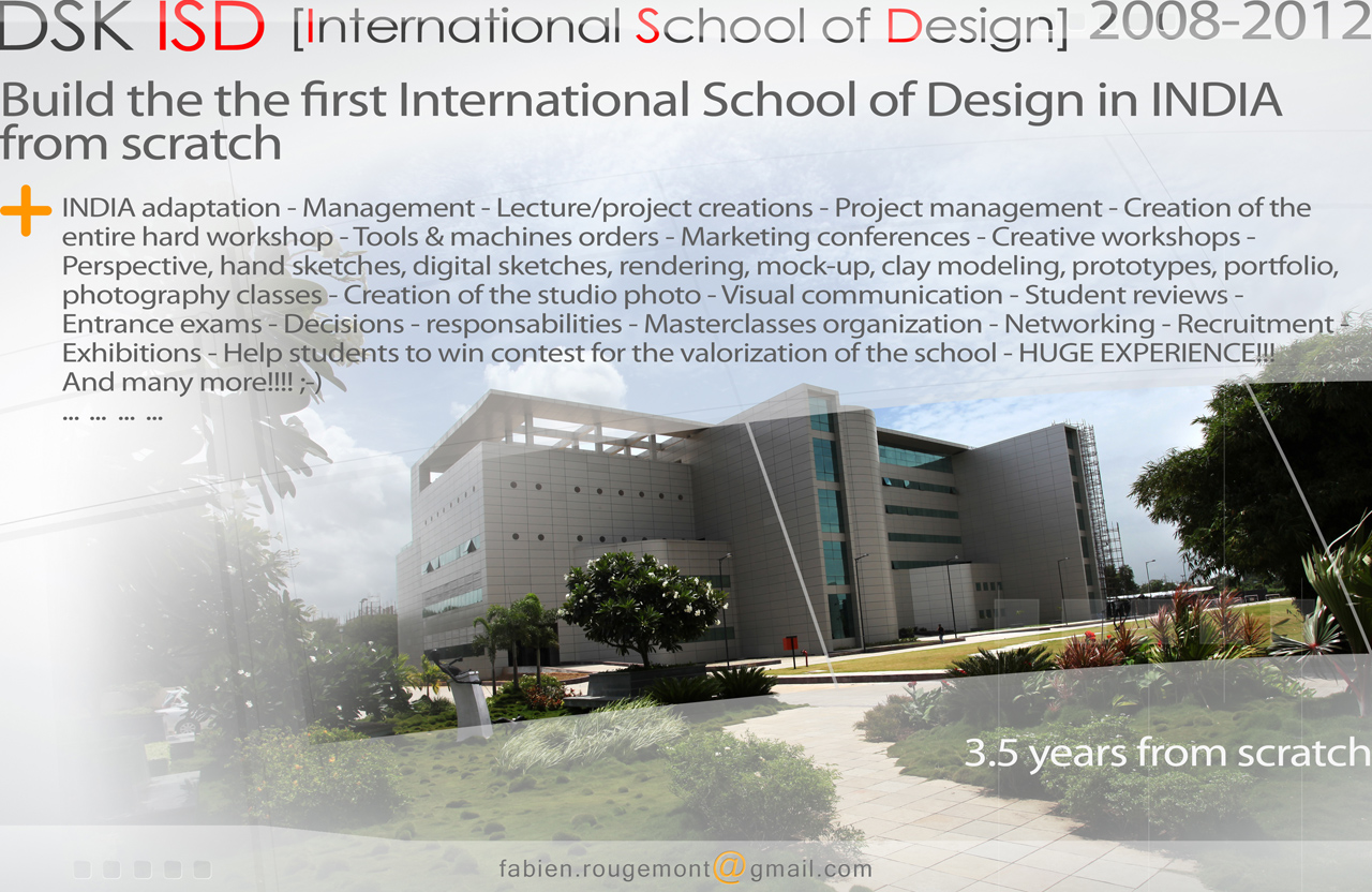DSK ISD International School of Design by fAbien Rougemont ...