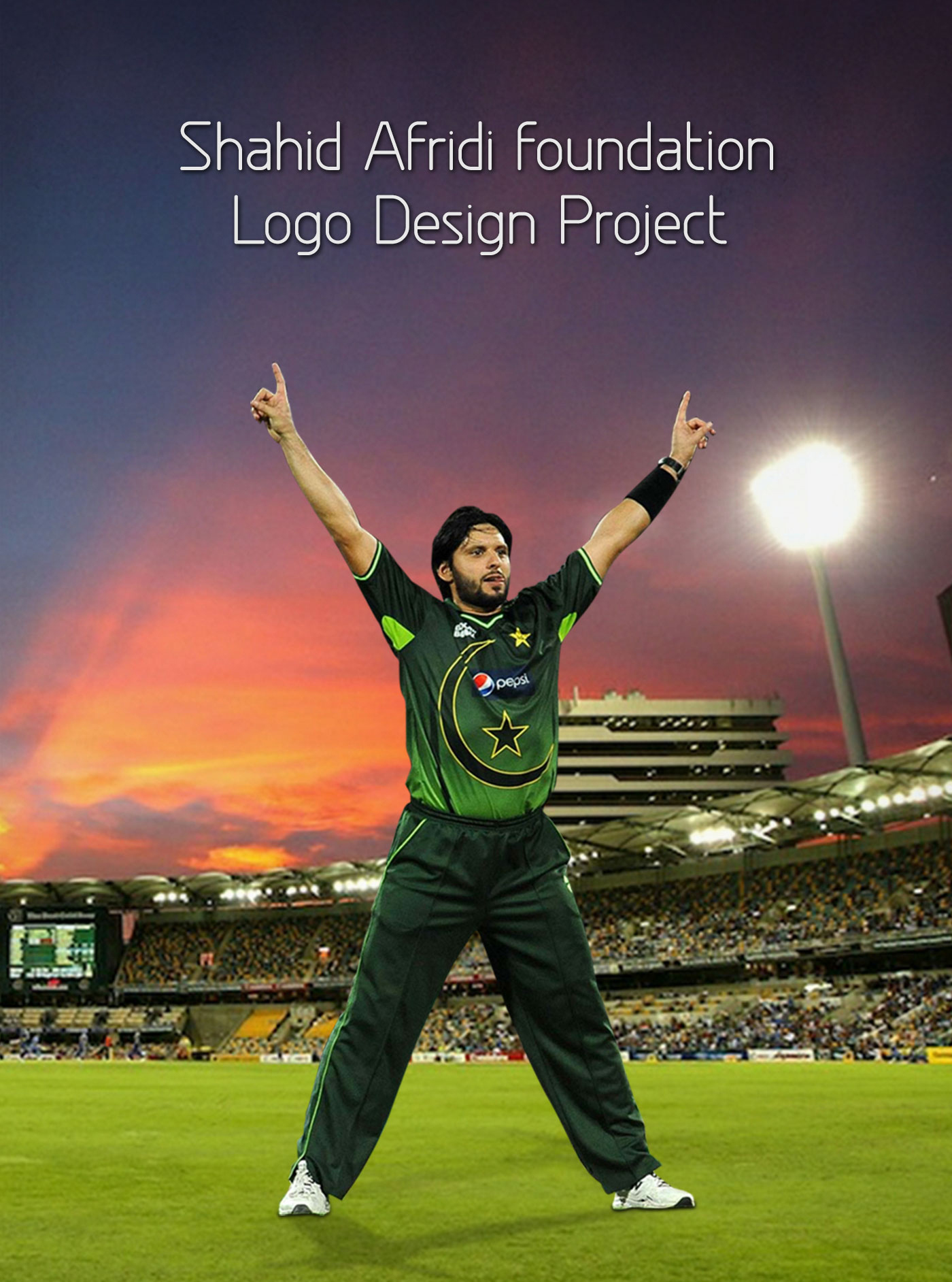 Shahid Afridi Foundation Logo Project by Syed Ali Shah at Coroflot.com