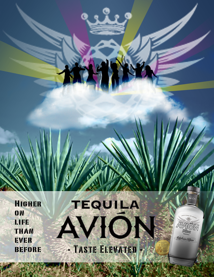 Tequila Avion Print Campaign by Elizabeth Nemeth at Coroflot.com