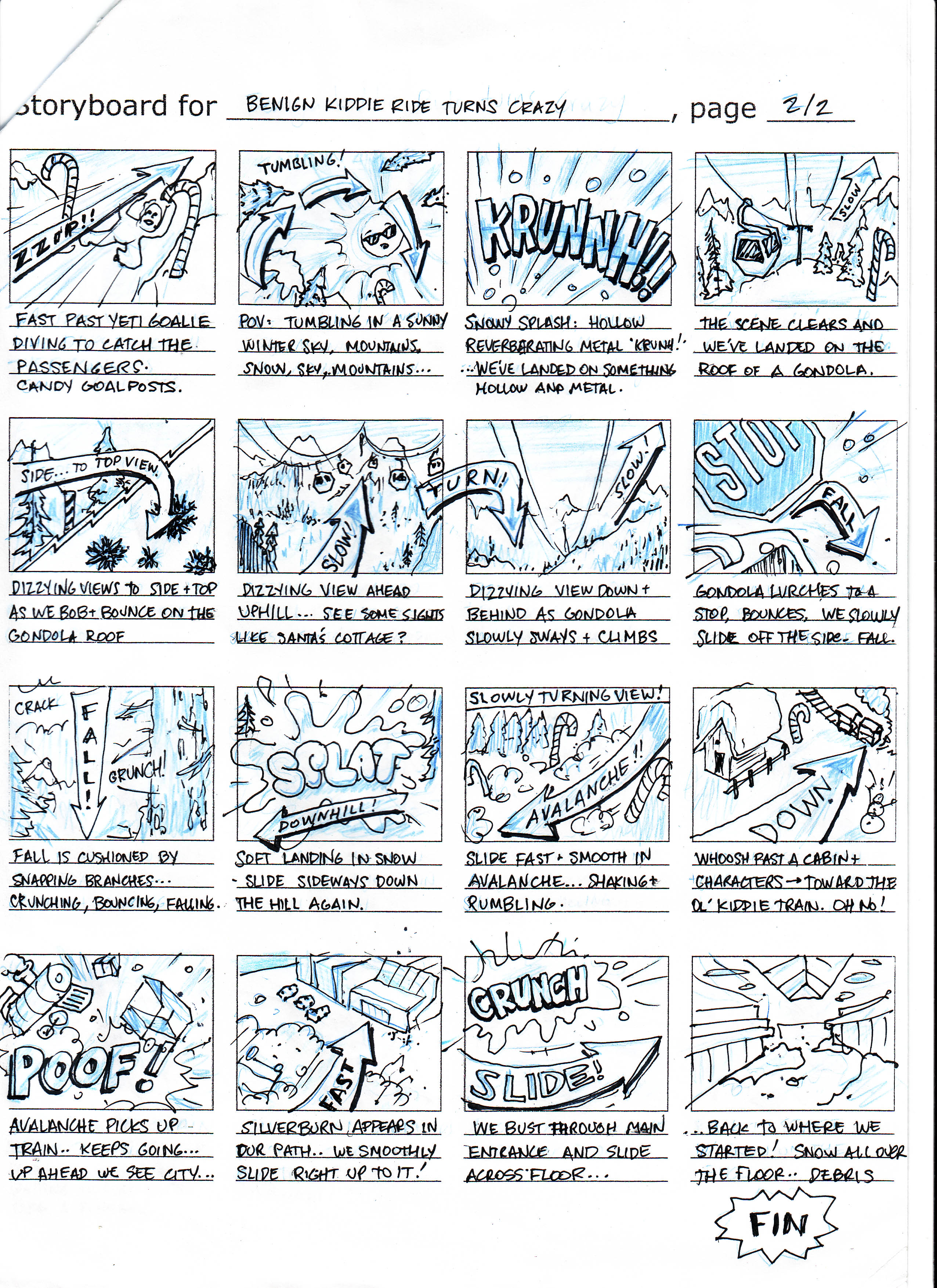 Storyboard Sketches for Animation by S. Lee Price at Coroflot.com