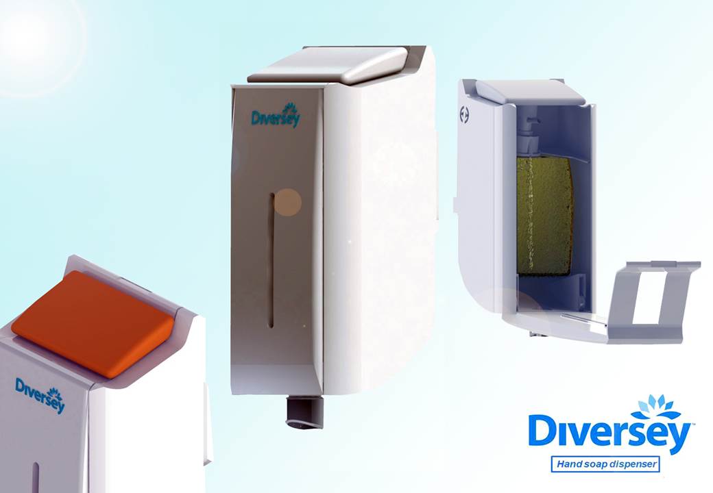 Diversey Manual Hand Dispenser by Thanugen Chrishanthakumar at Coroflot.com