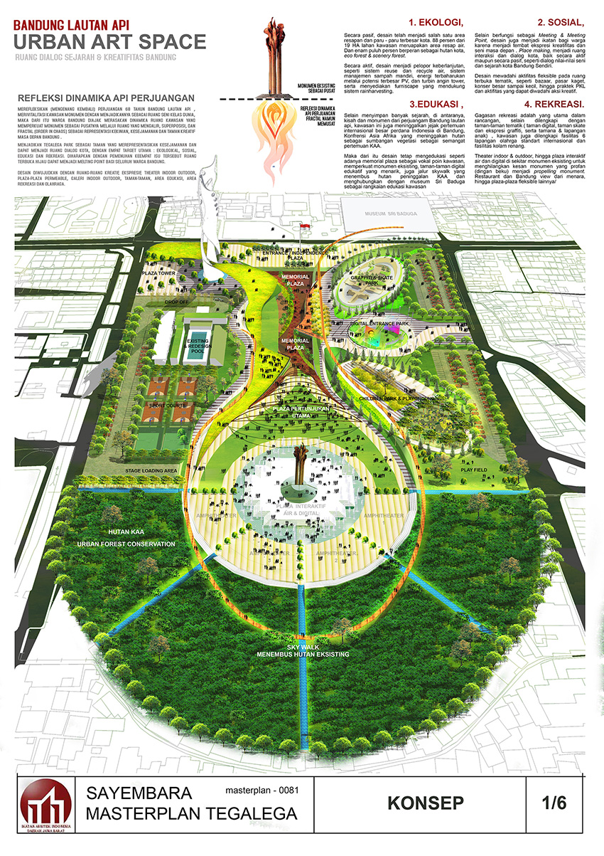 Materplan & Menara Tegalega by Antonius Richard Rusli at Coroflot.com
