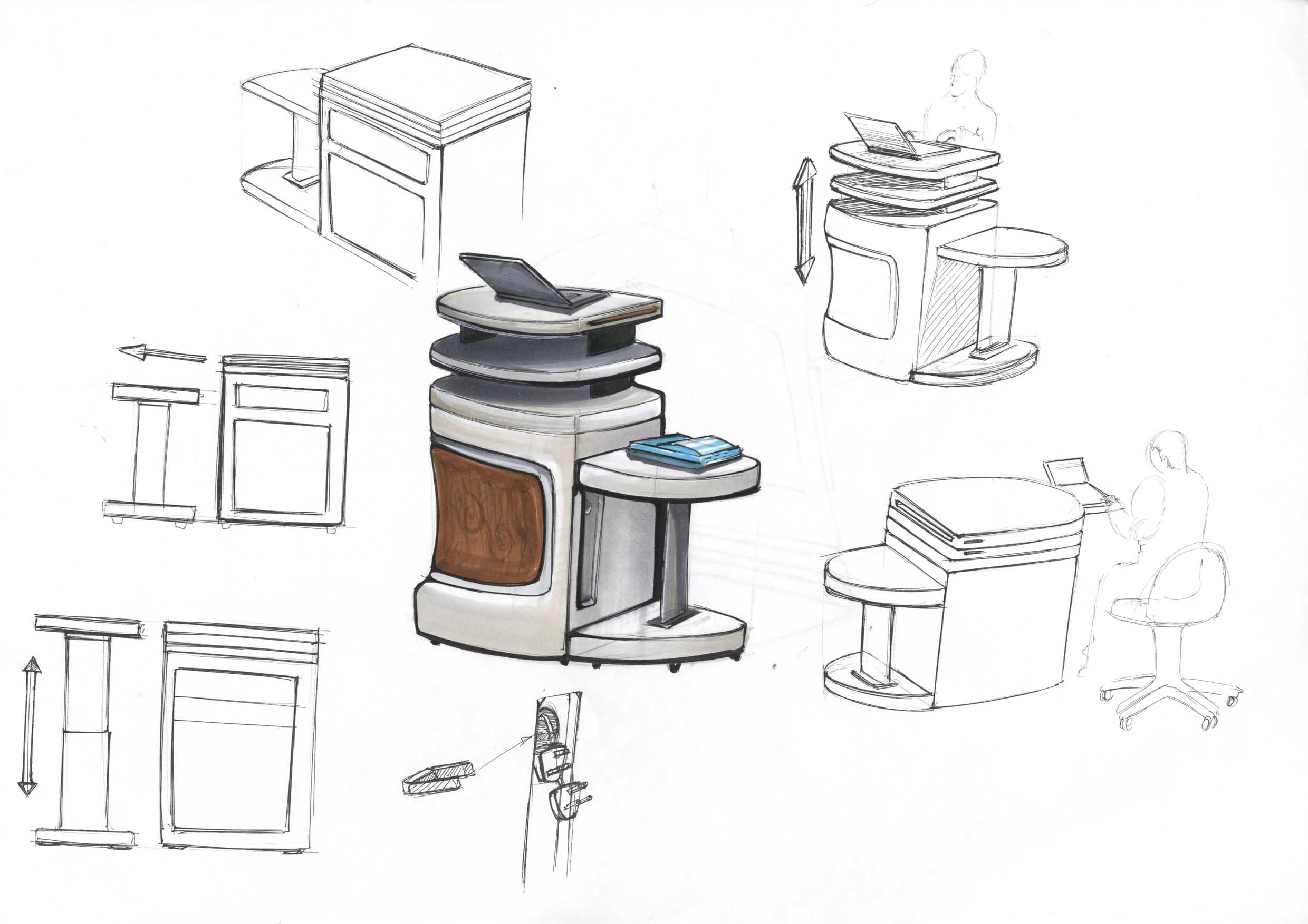 Lectern Design by Eugene Yeo at Coroflot.com