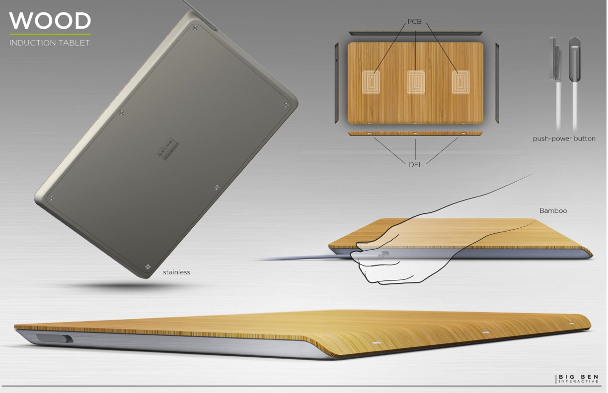 BIG BEN INTERACTIVE induction tablet_WOOD by guillaume sailly at ...