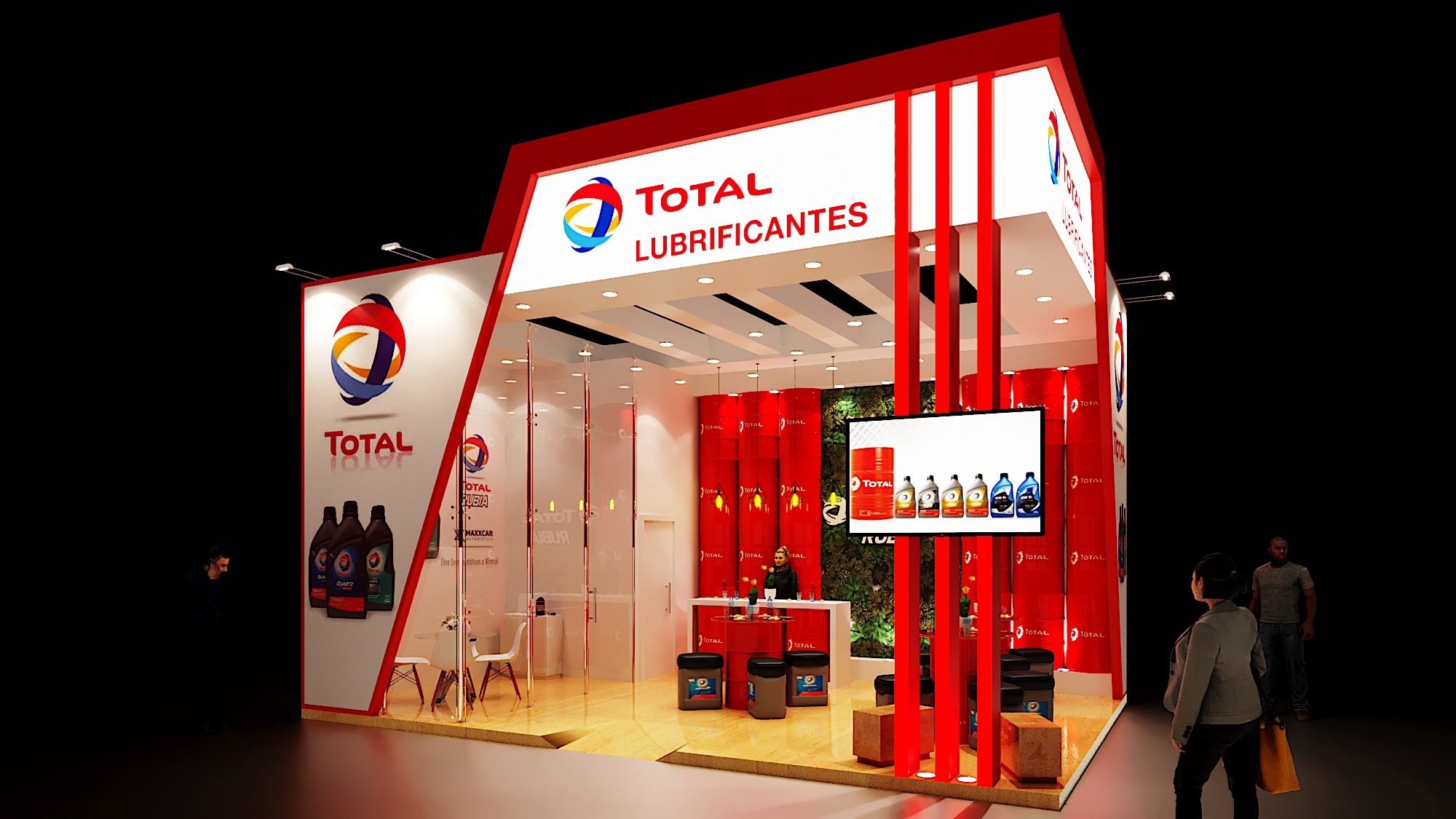 Total lubrificantes stand by Fernando Fonseca at Coroflot.com