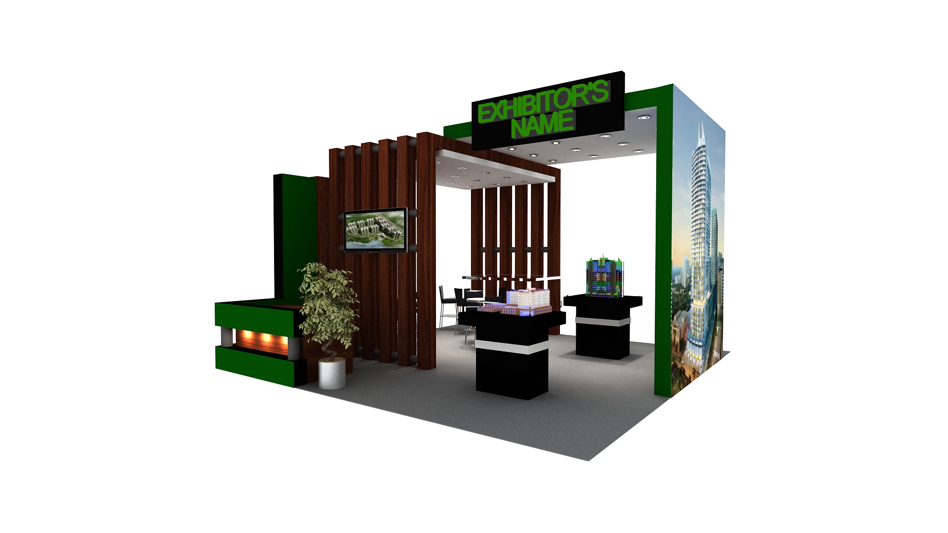 Special Booth Design by Christine Steven at Coroflot.com