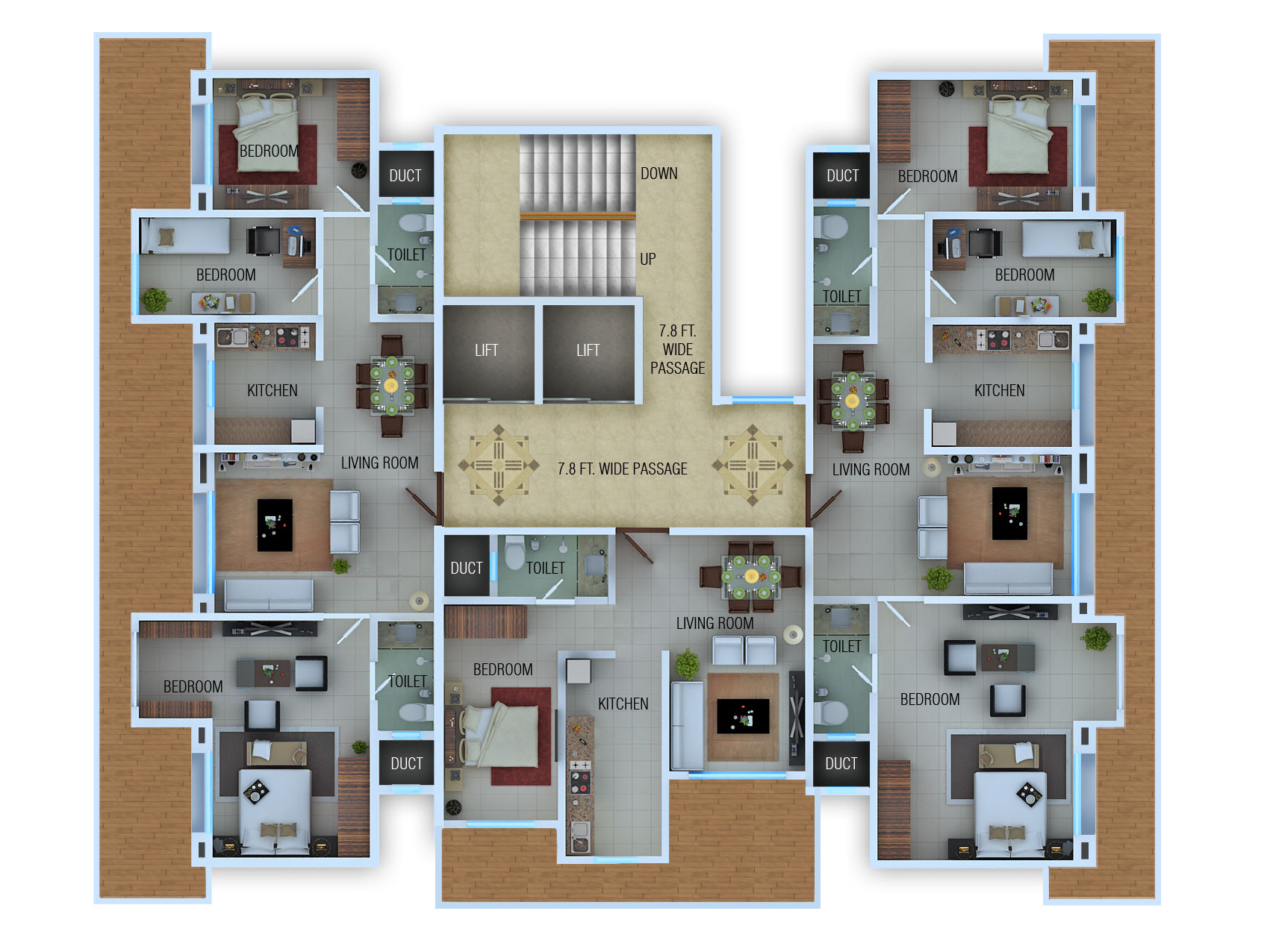 Rendered Floor plans and Isometric by Atul Kudchadker at Coroflot.com