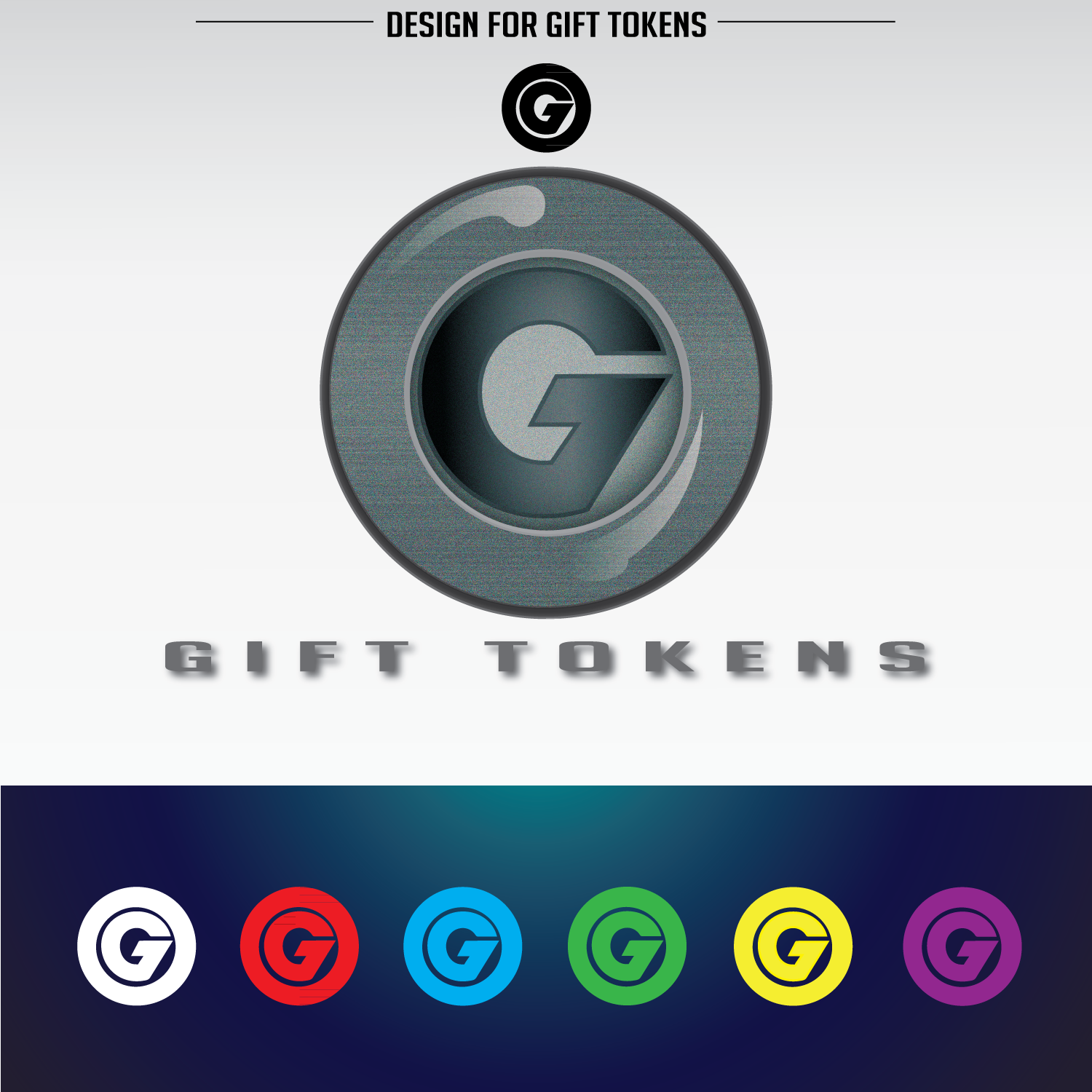 Gift Tokens Logo by Garrett Land at Coroflot.com