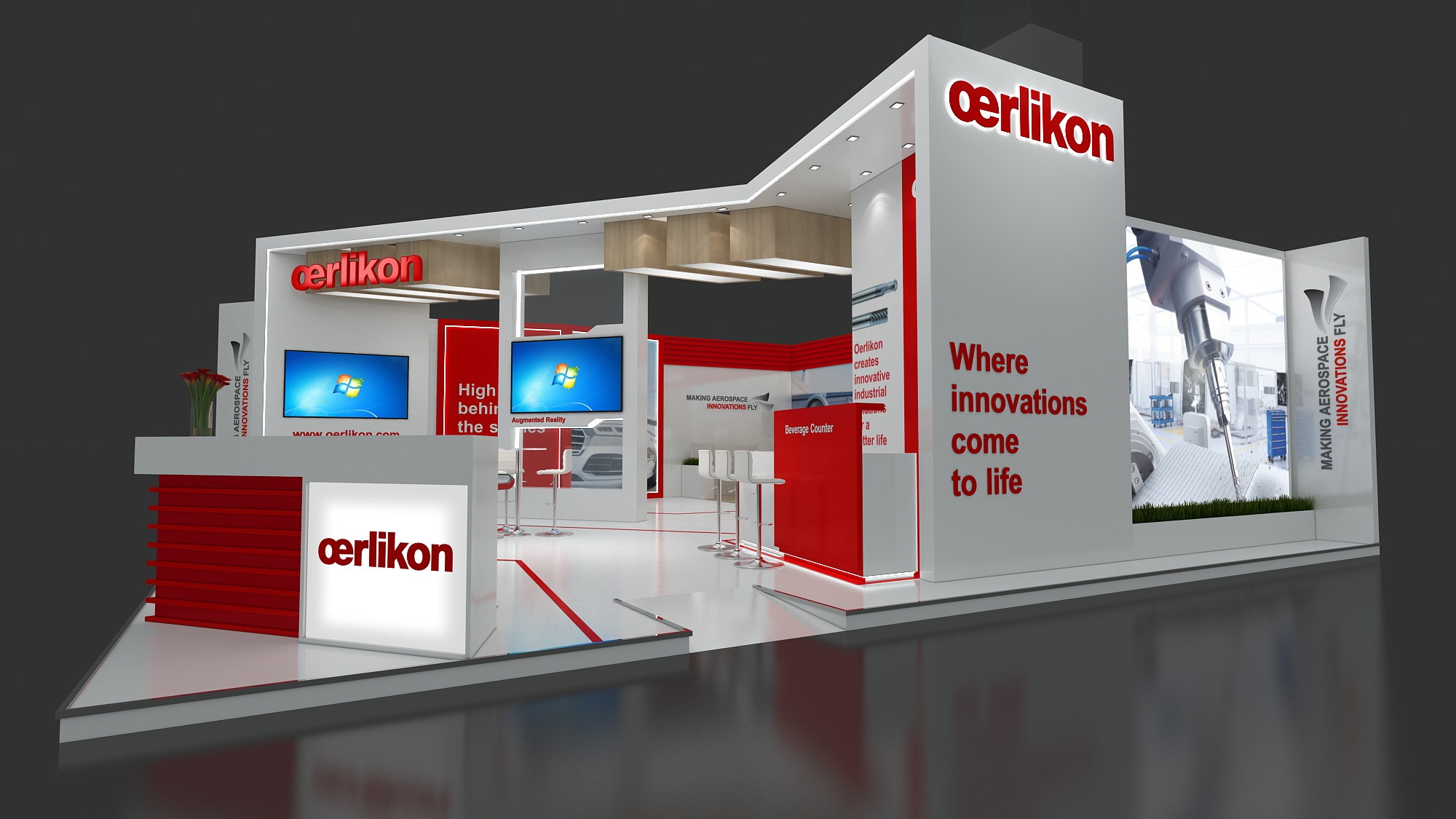 Oerlikon Booth Design @ Paris Air Show 2019 by Ravikant Yadav at ...